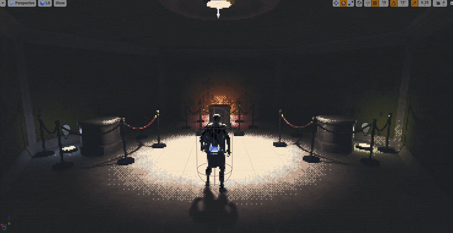 ArtStation - Retro-Style Pixel Shader (Postprocess Effect)