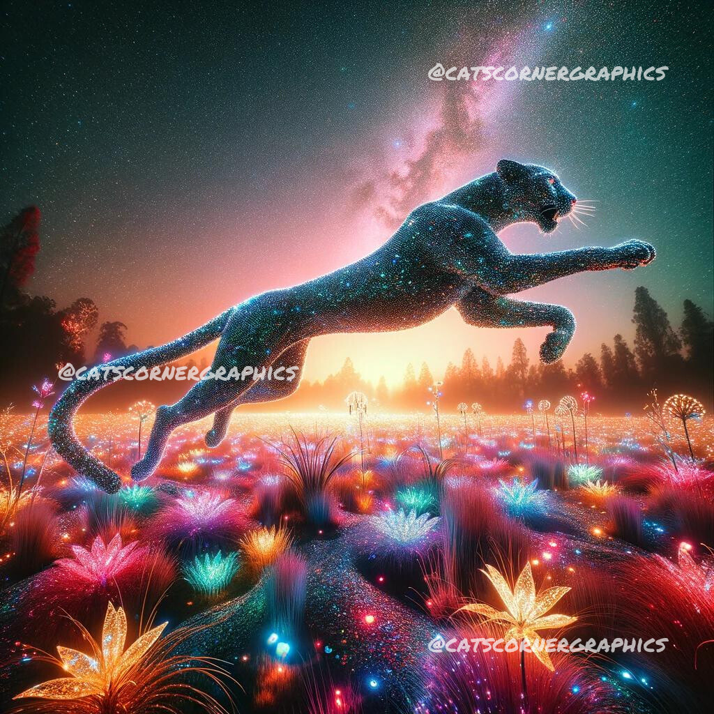 ArtStation - Dynamic Sequined Panther