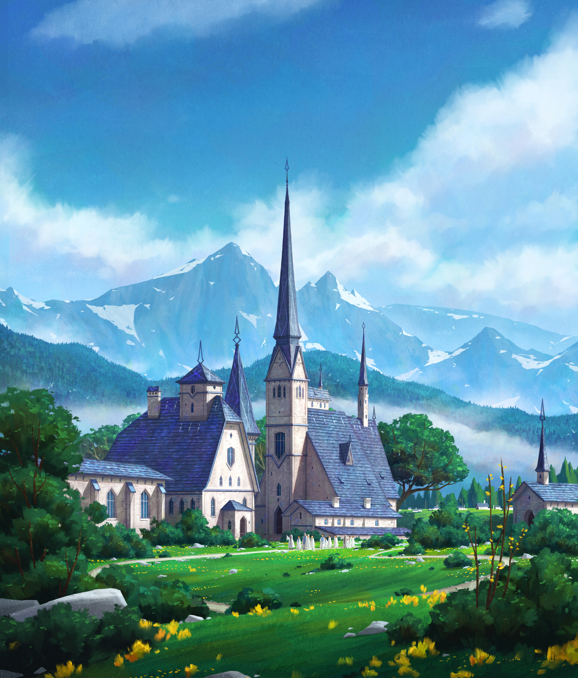 Alex Shin - Blue Church: 4 times of day