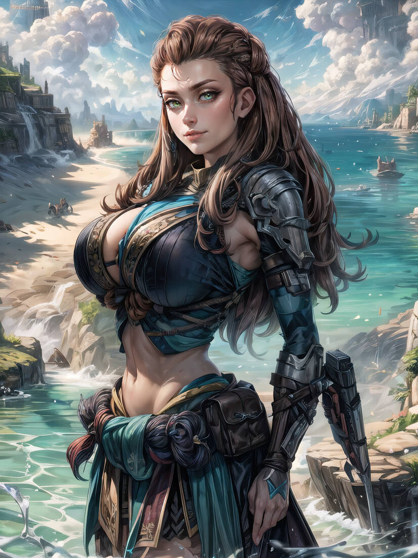 ArtStation - Aloy's Horizon Awakening by Jade Gretz