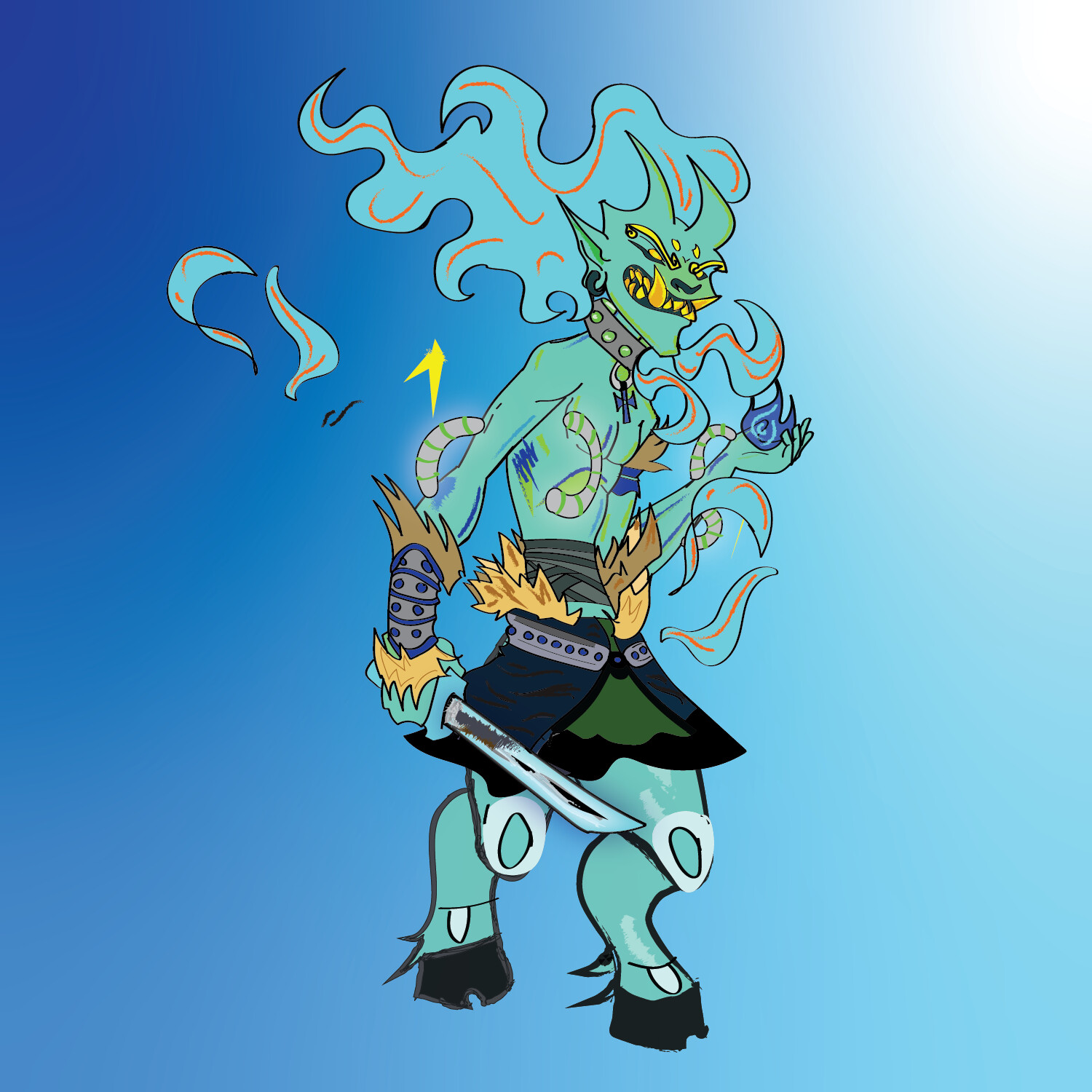 Grace Erazo - Oni Man Character Concept