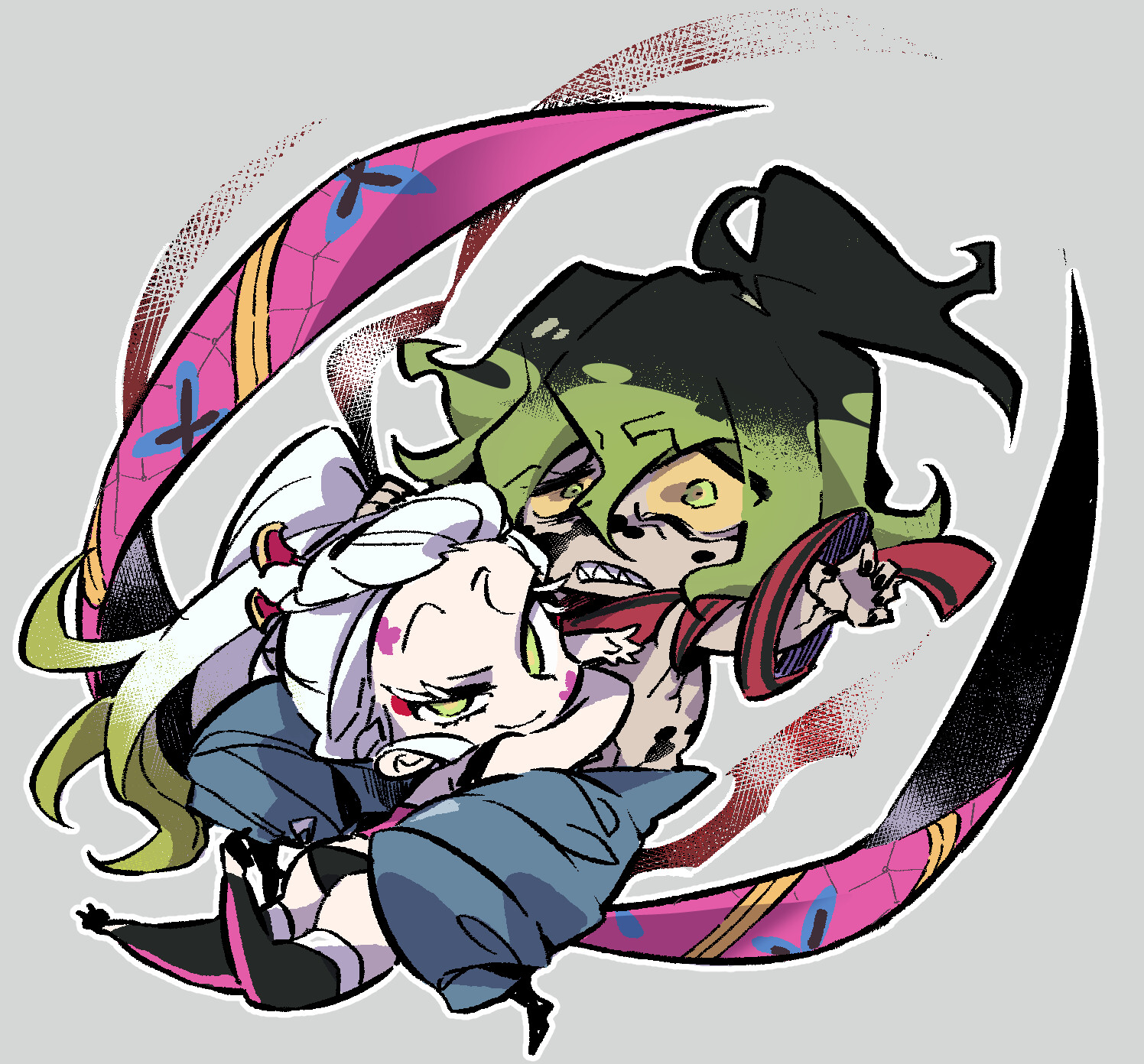 ArtStation - Gyutaro and Daki