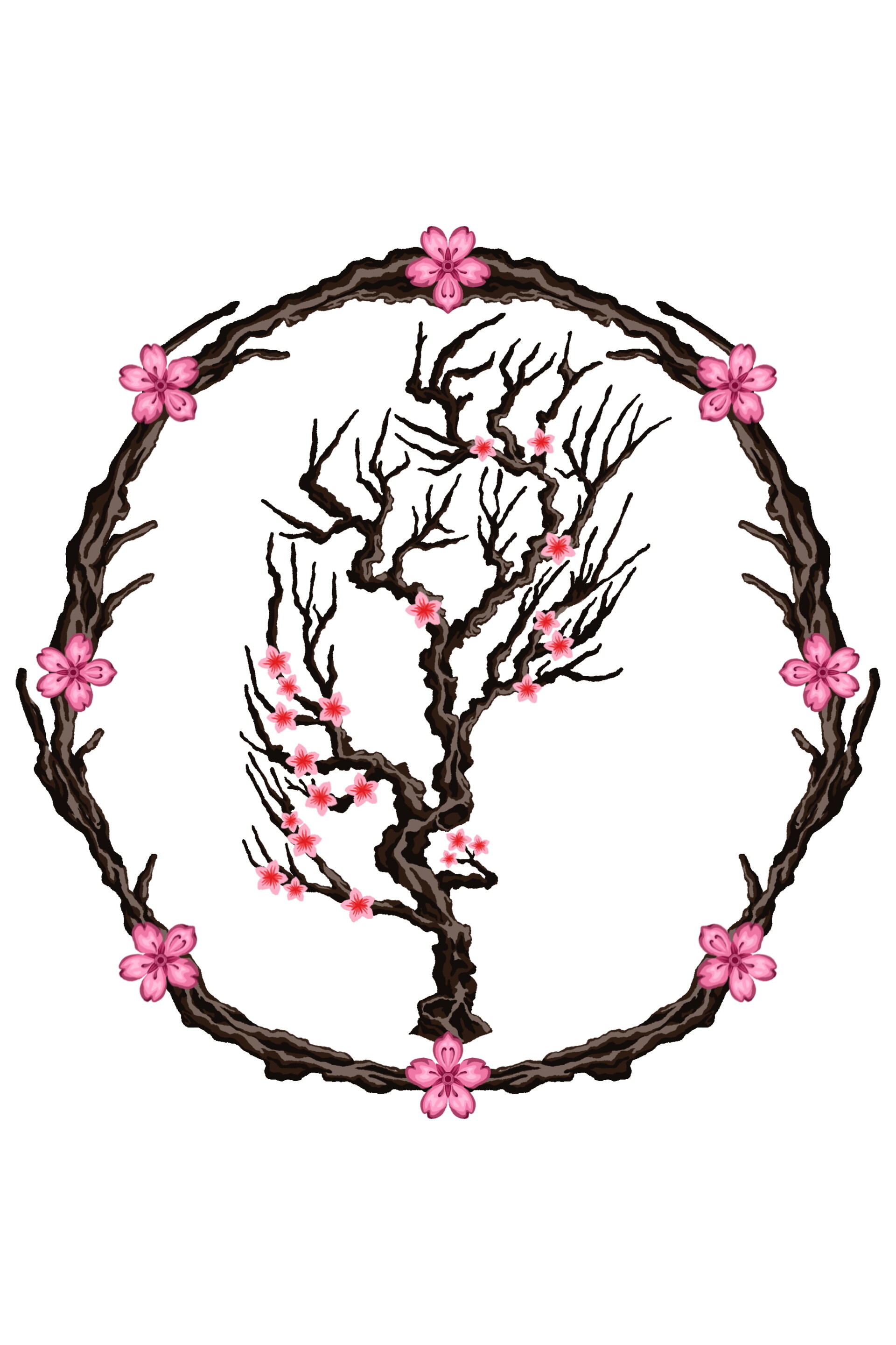ArtStation - Sakura Tree Illustration
