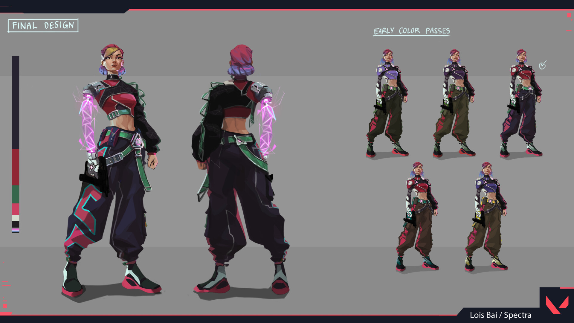 Lois Bai - Spectra: VALORANT Agent (Fanart)