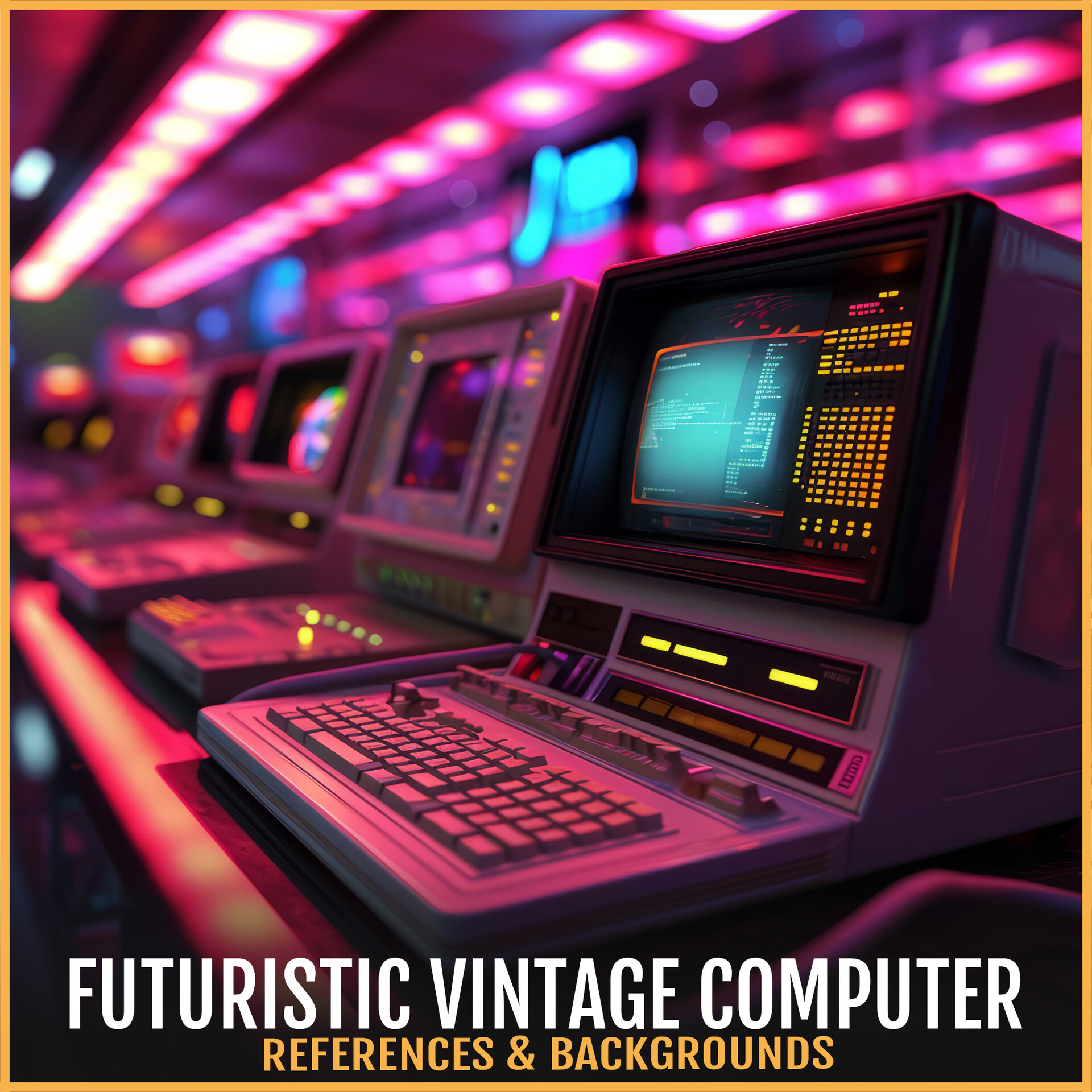 ArtStation - 202 Futuristic Commodore Vintage Computer