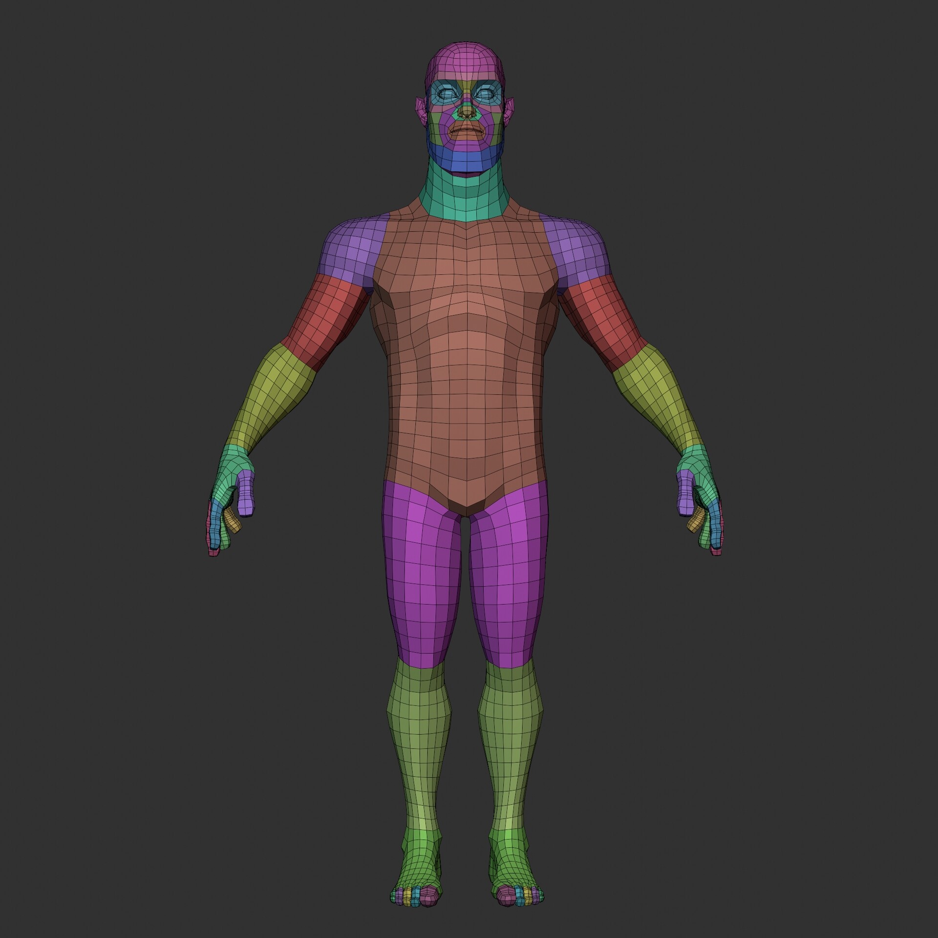 George Zaky - Disney Male Lowpoly Basemesh V1