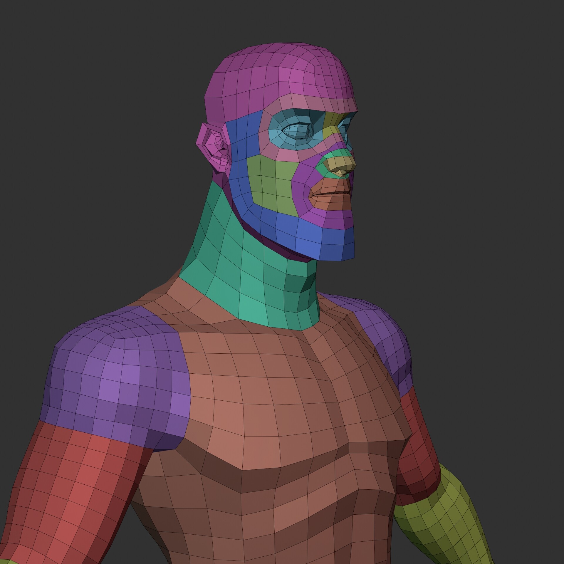 George Zaky - Disney Male Lowpoly Basemesh V1