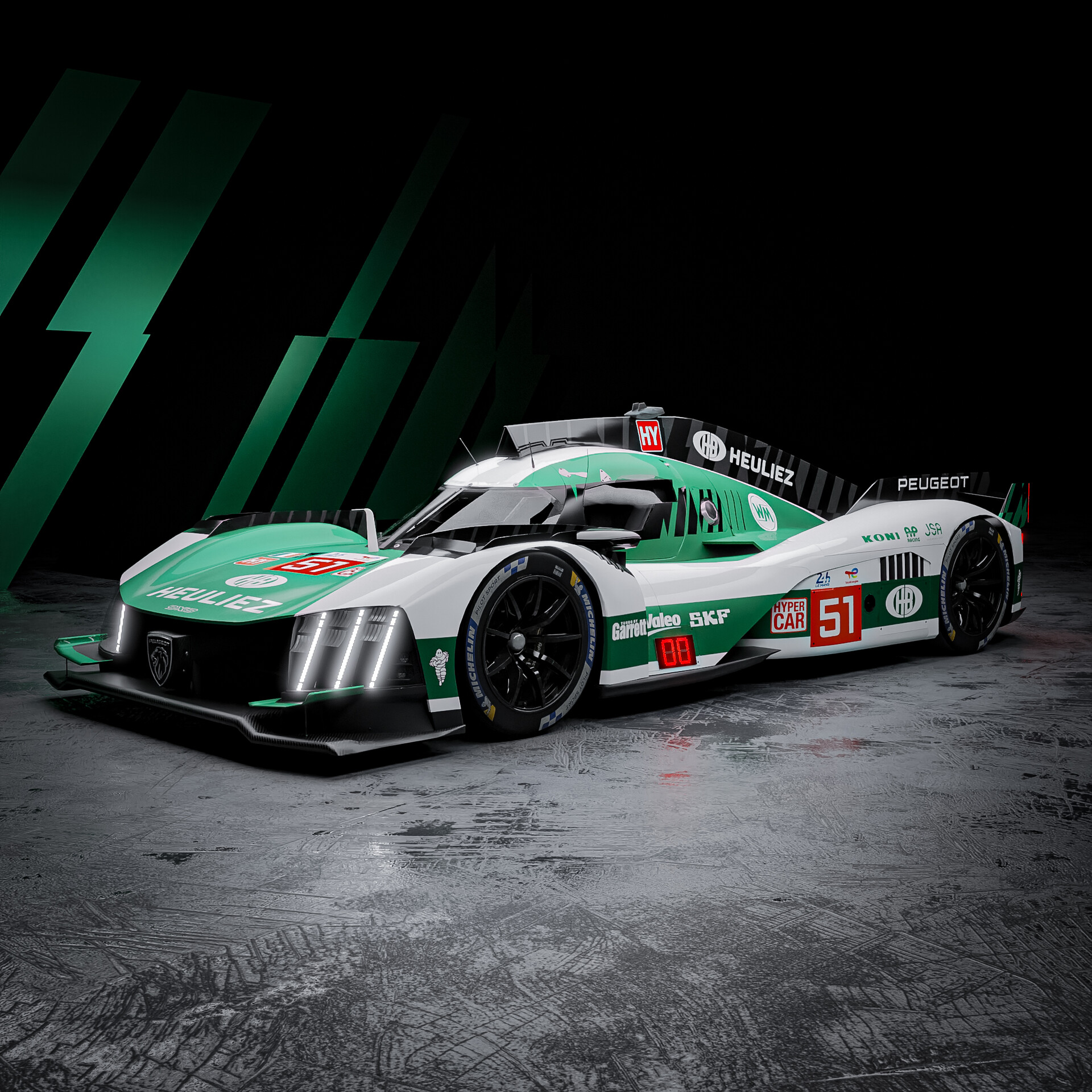 ArtStation - 2024 - 24 Hours of Le Mans - Welter Racing WM P88 ...