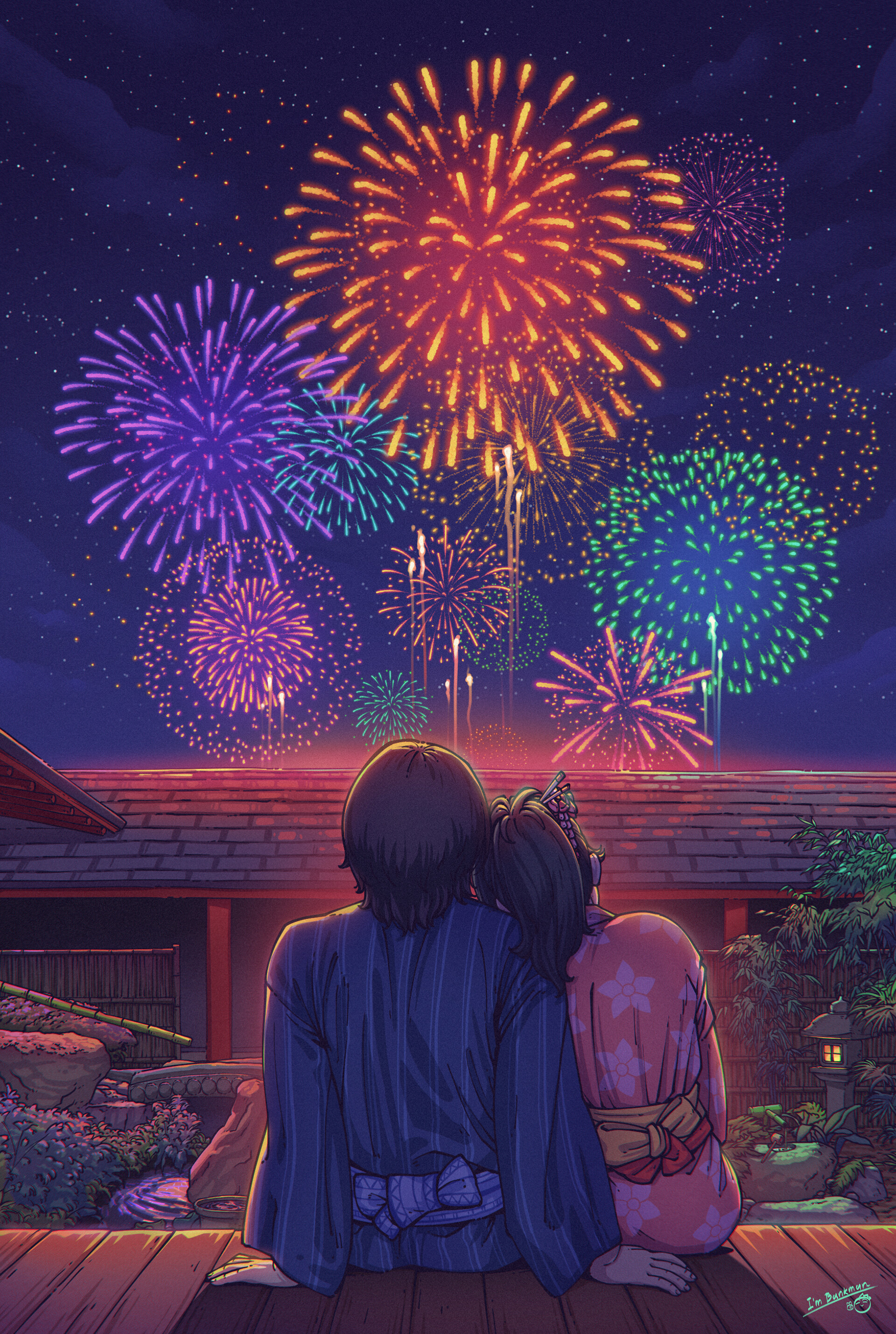 ArtStation - Fireworks New year 2024
