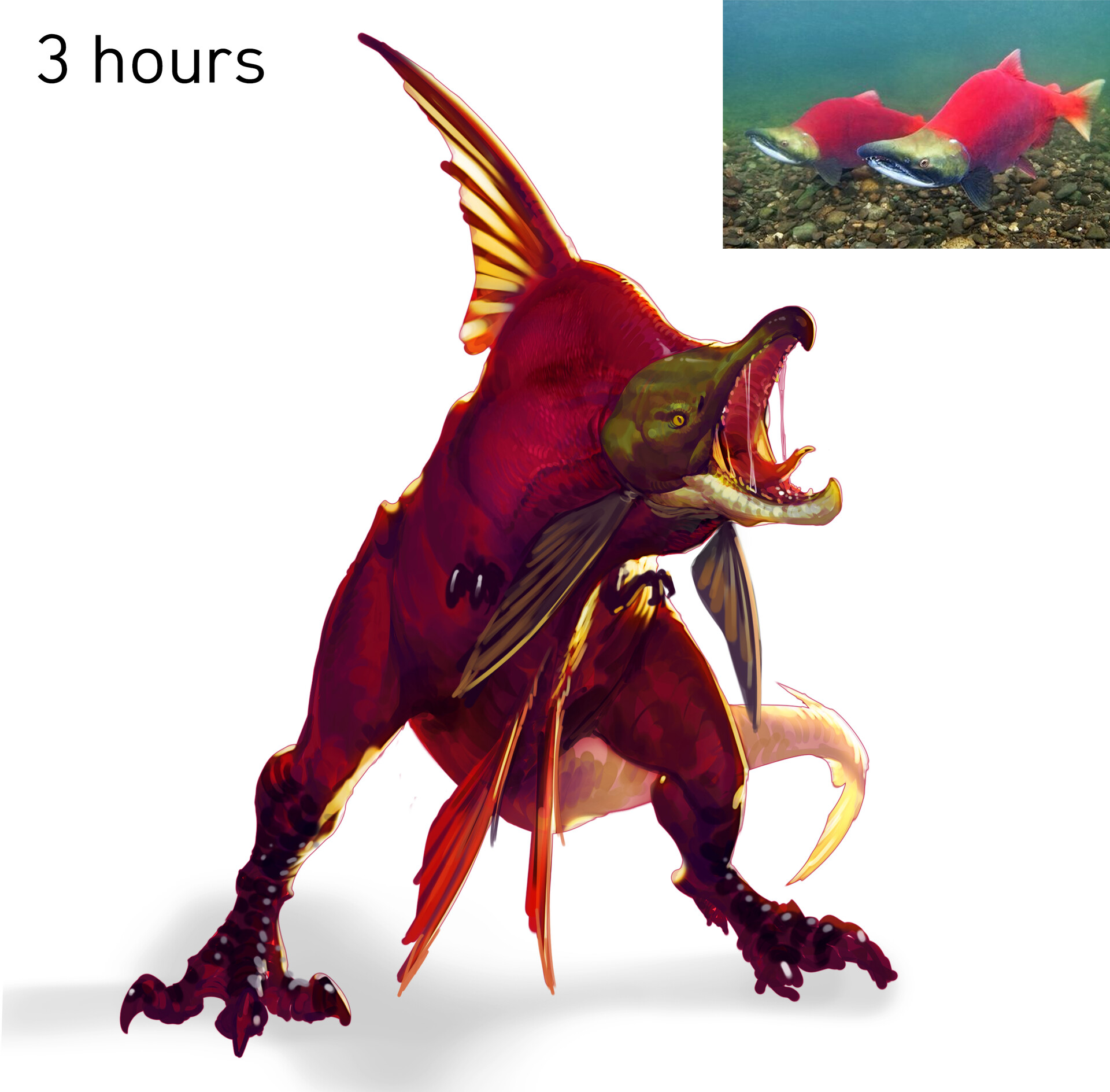 ArtStation - Salmon Creature