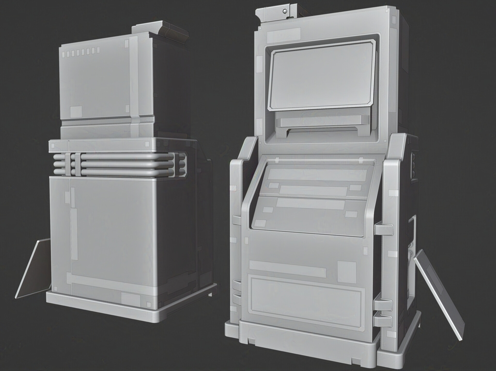 Adrian CLEVINGER - Star Citizen - Security Terminal Fanart