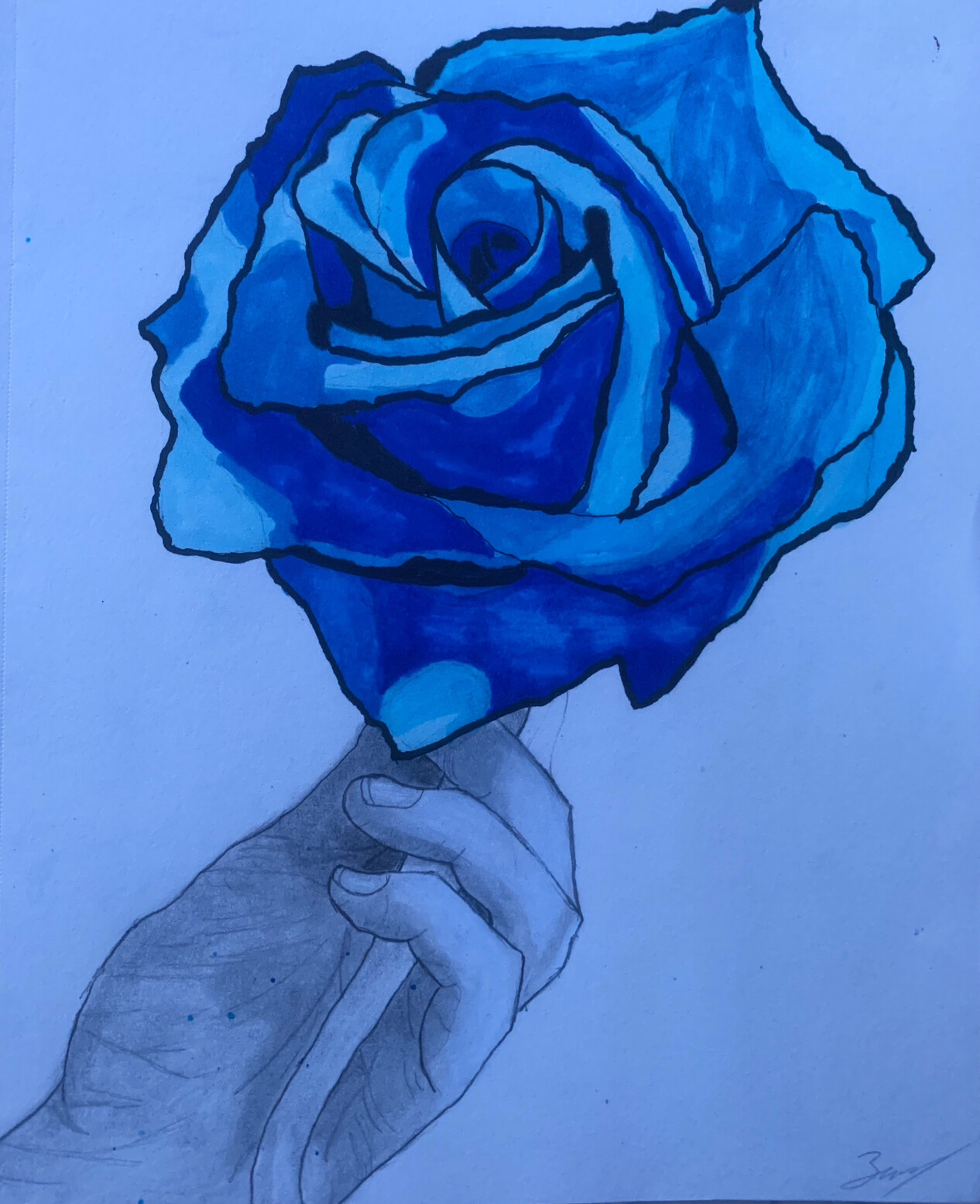 ArtStation - Rose in Hand