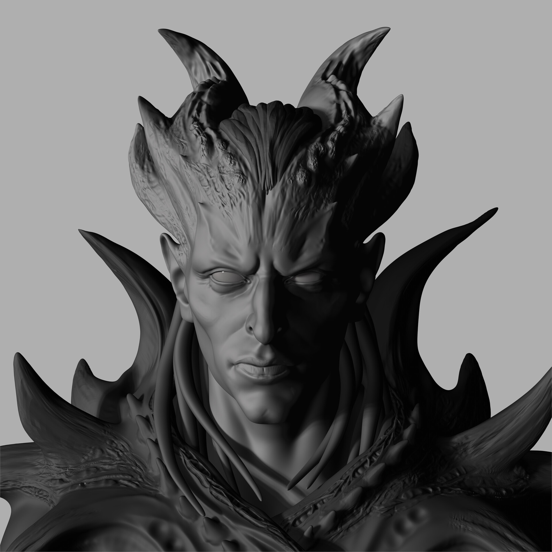 ArtStation - Demon bust