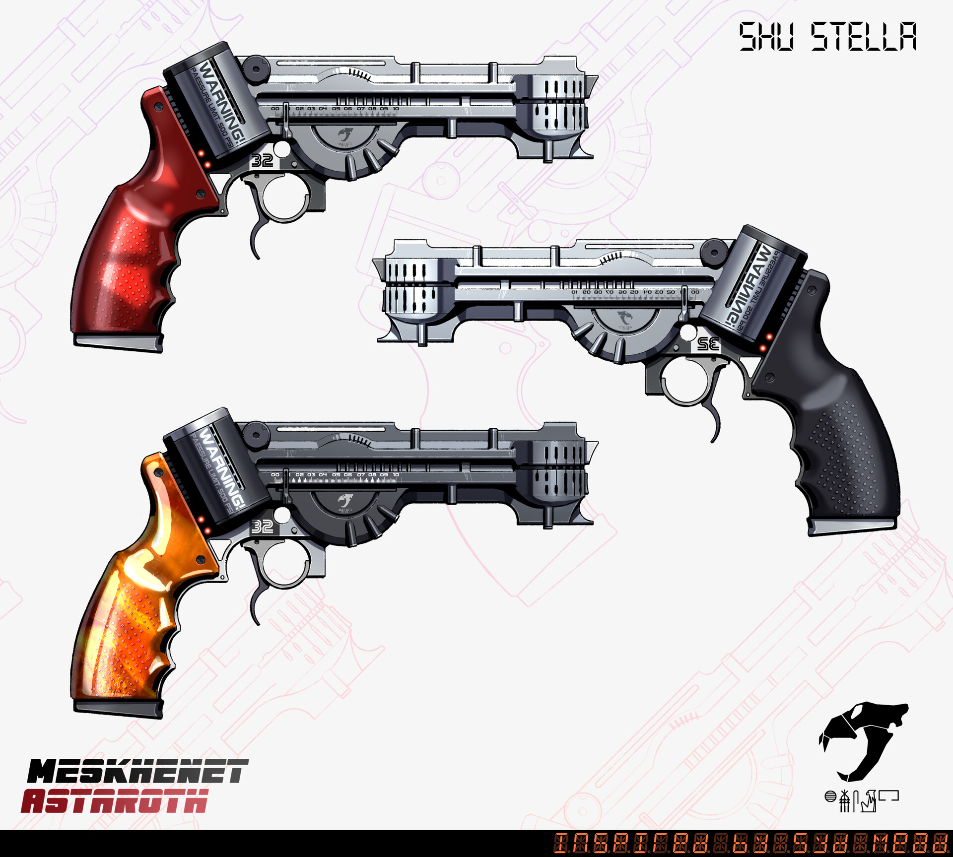 ArtStation - Weapon sketch - Meshkent "Astaroth" Prototype weapon ...