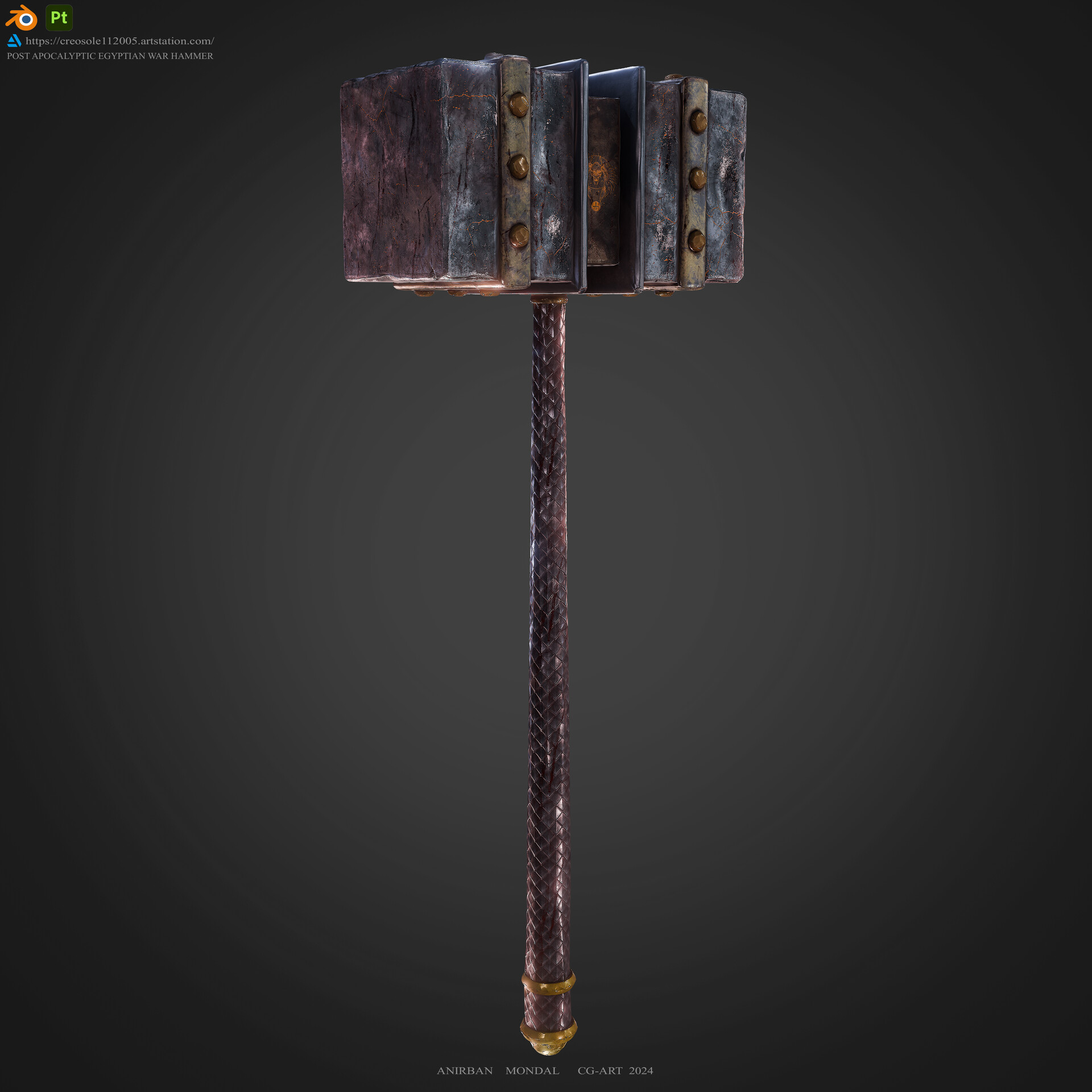 Anirban Mondal - POST APOCALYPTIC EGYTIAN WAR-HAMMER