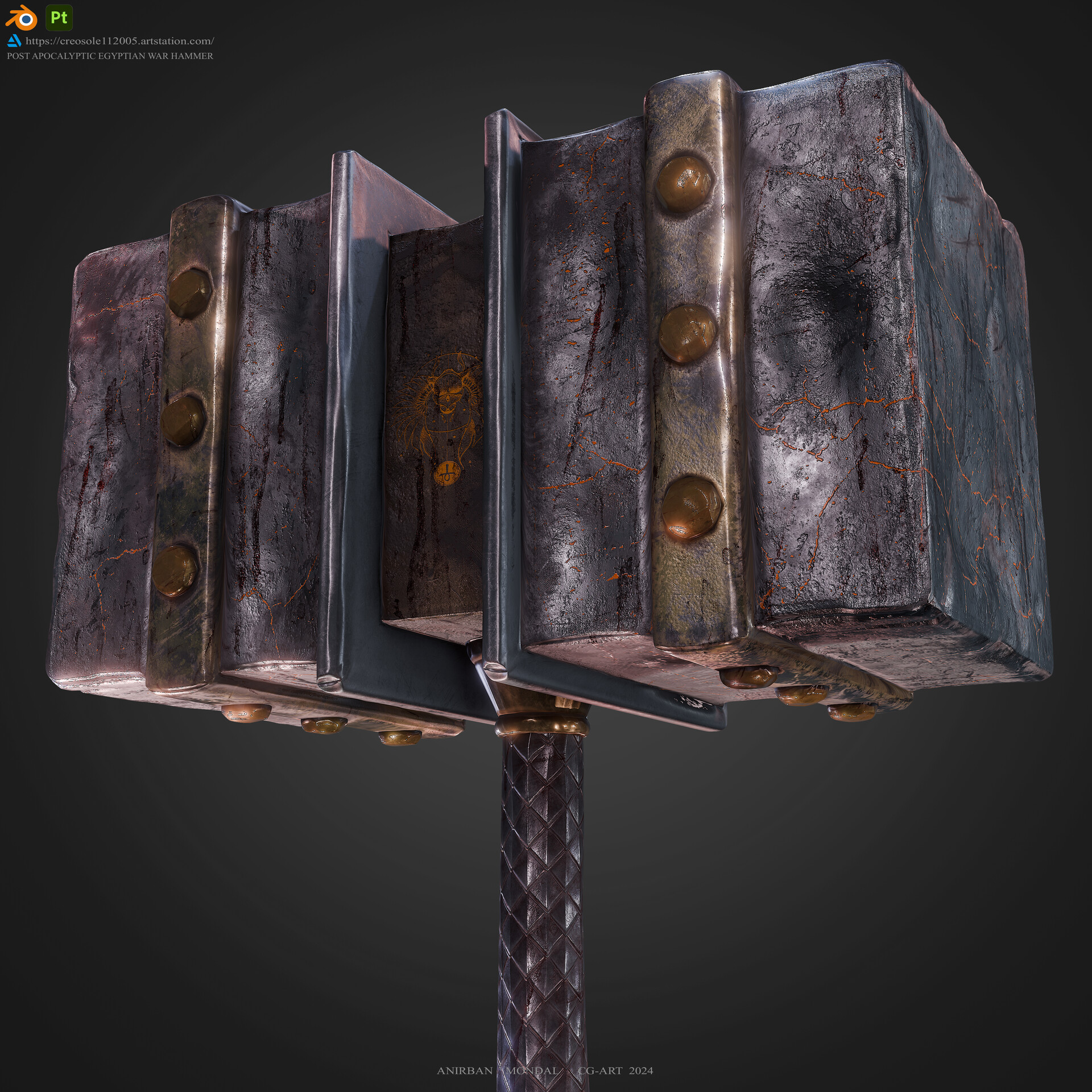 ArtStation - POST APOCALYPTIC EGYTIAN WAR-HAMMER
