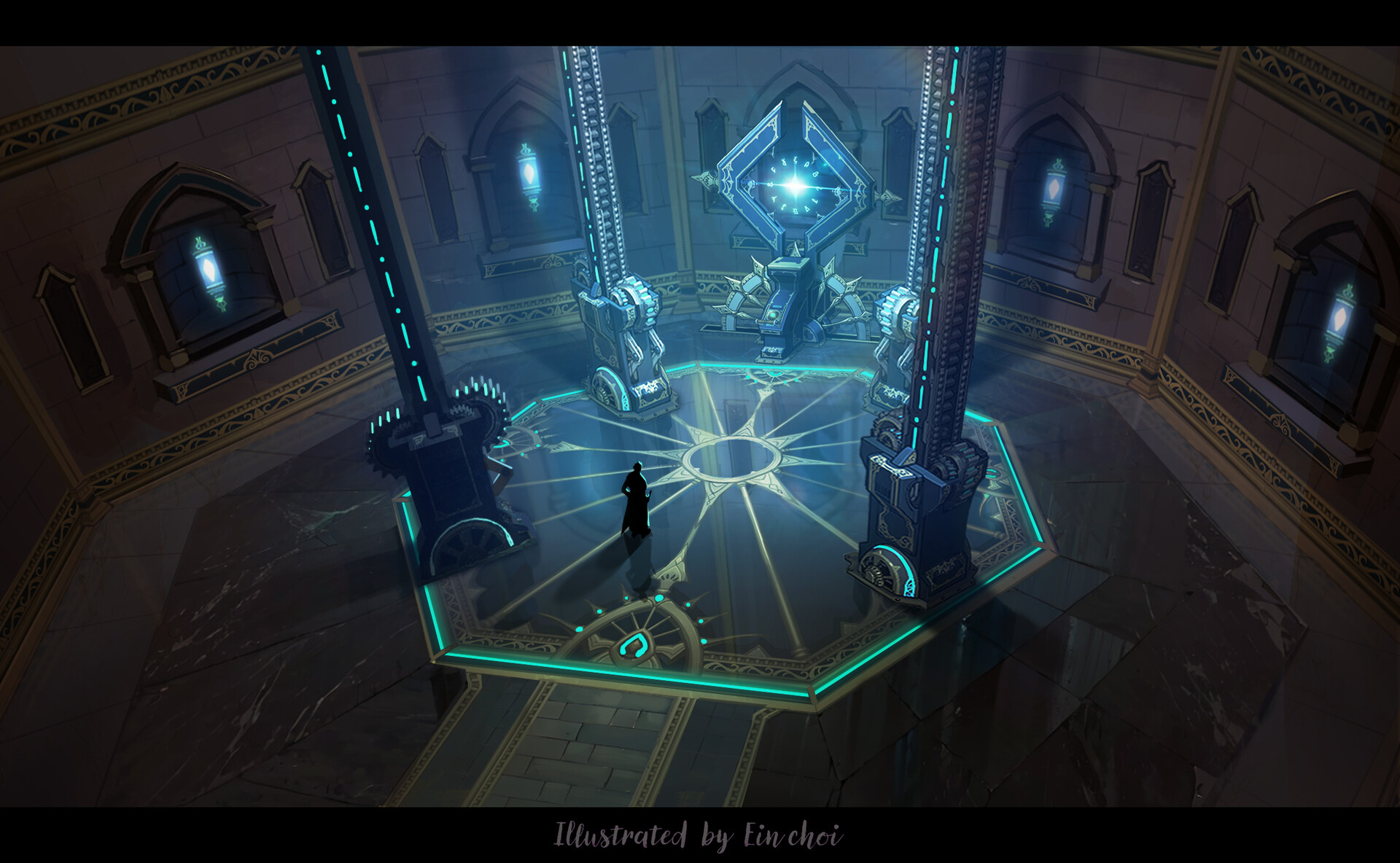 ArtStation - Elevator Room Concept