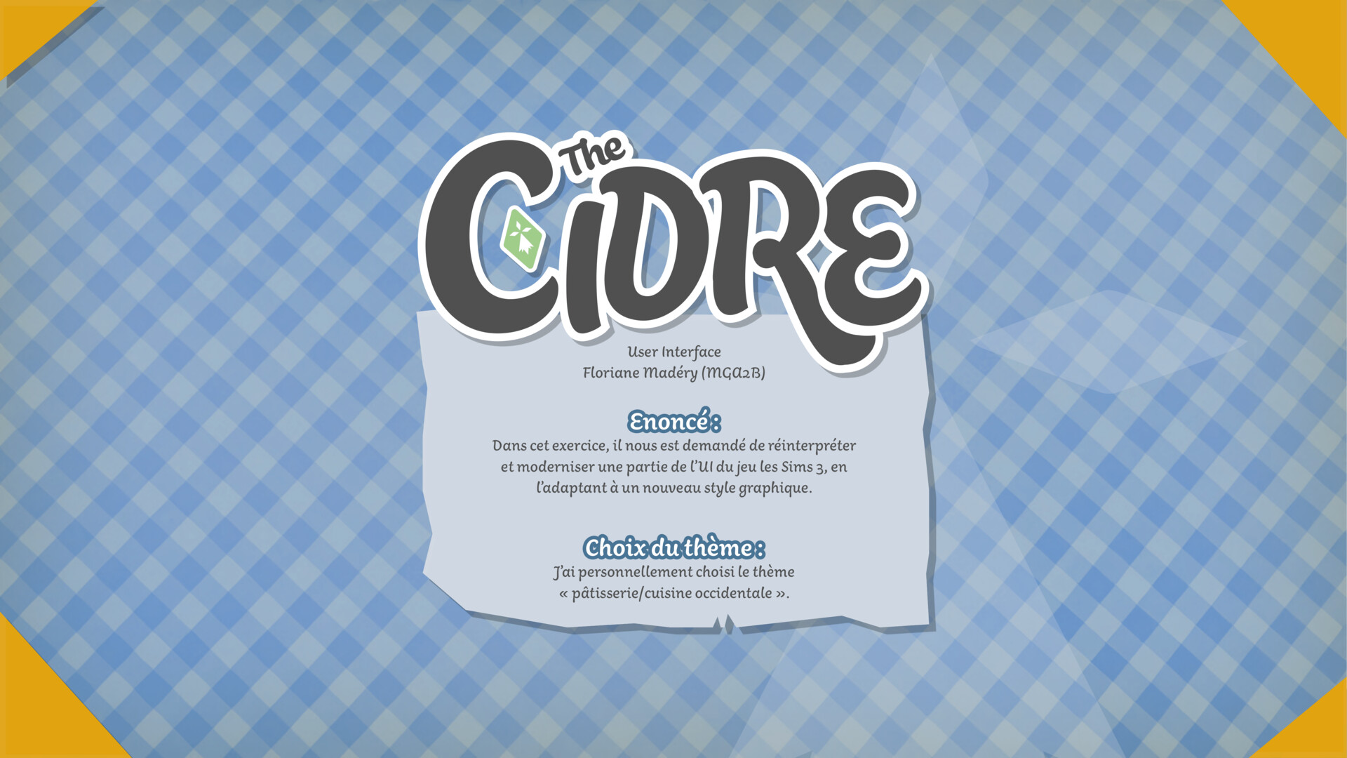 ArtStation - User Interface - The Sims 3 (12/2023)