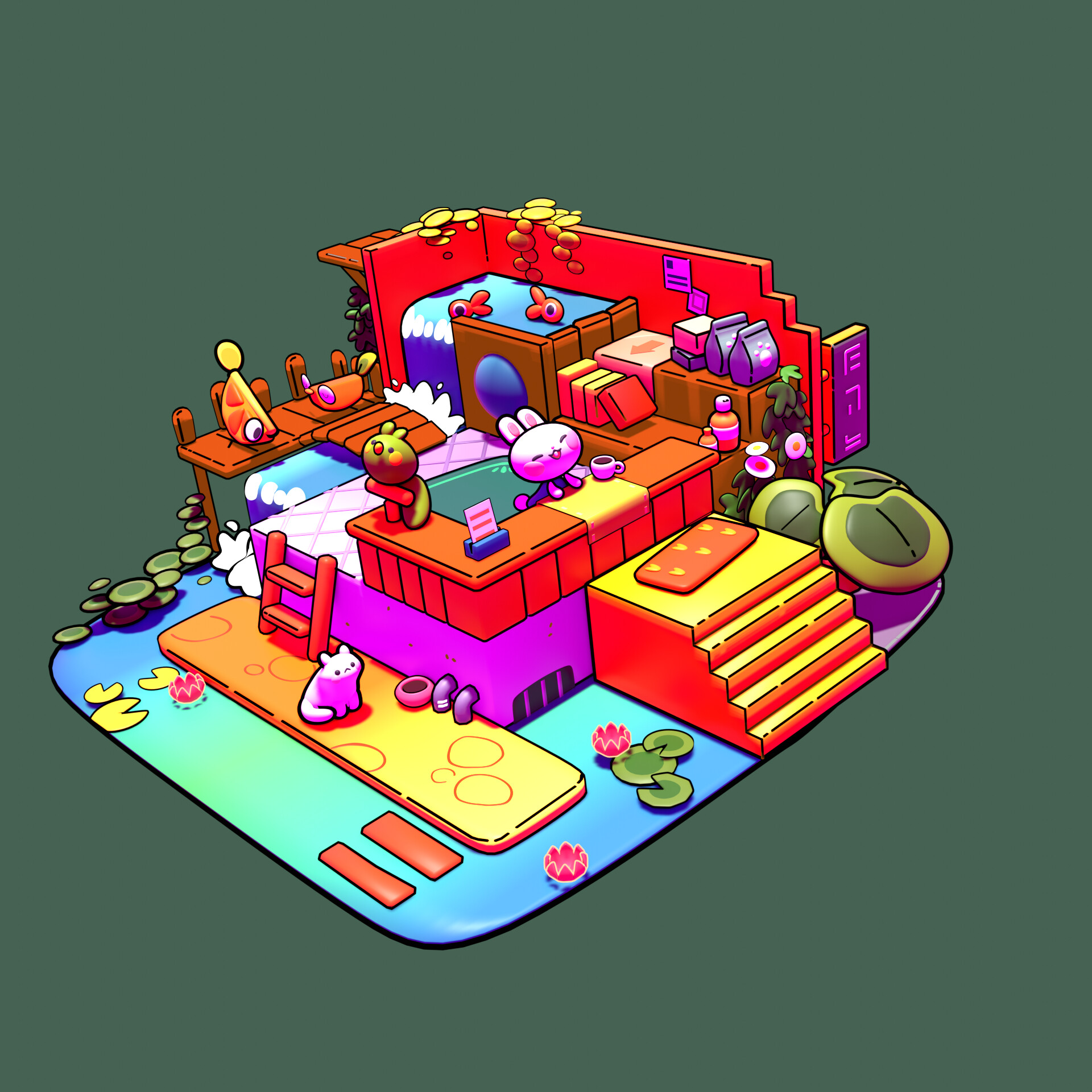 ArtStation - Cute Scene