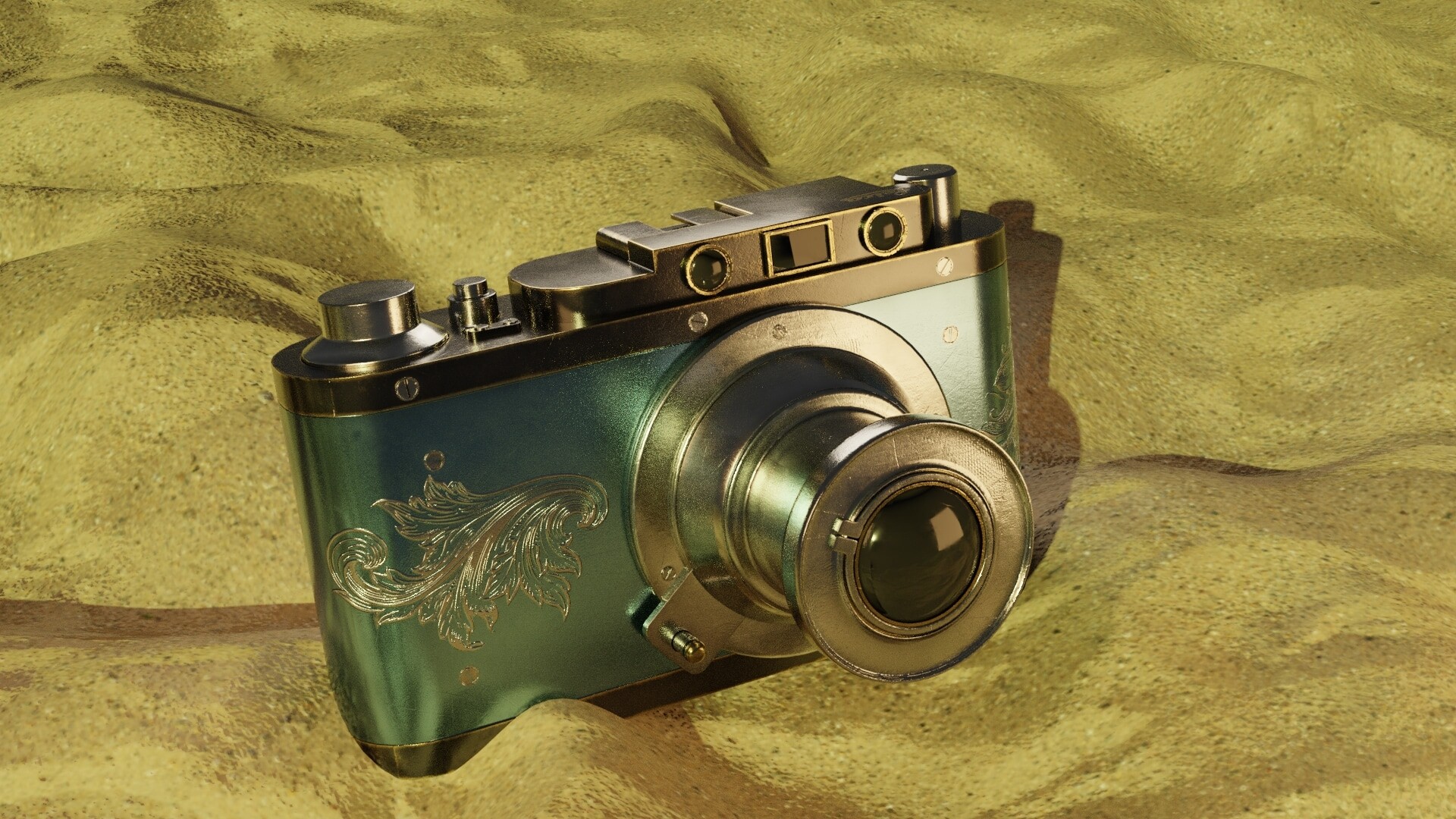 ArtStation - 3D_Vintage_Camera_Blender_Cycles_Rendering