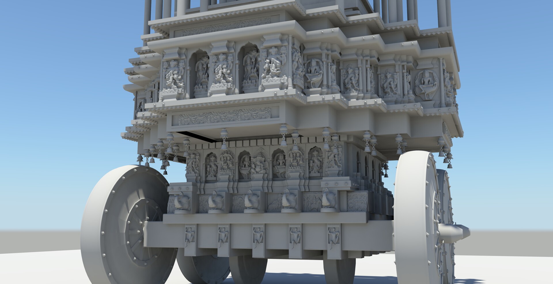 ArtStation - Temple Car Model Done By Telugu Flim Sye raa narasimha reddy