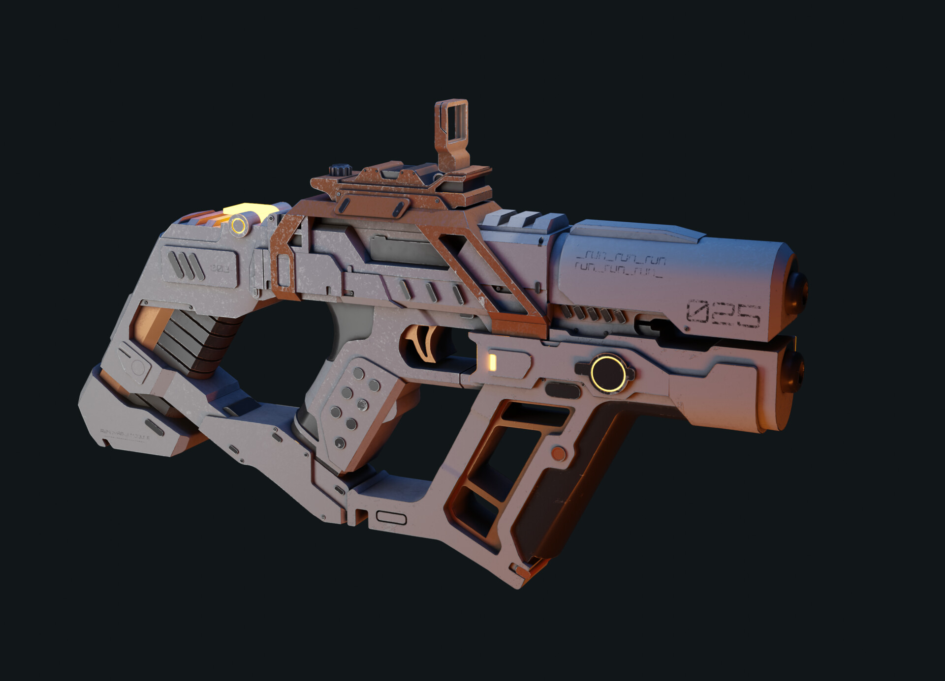 ArtStation - Sci-Fi Gun