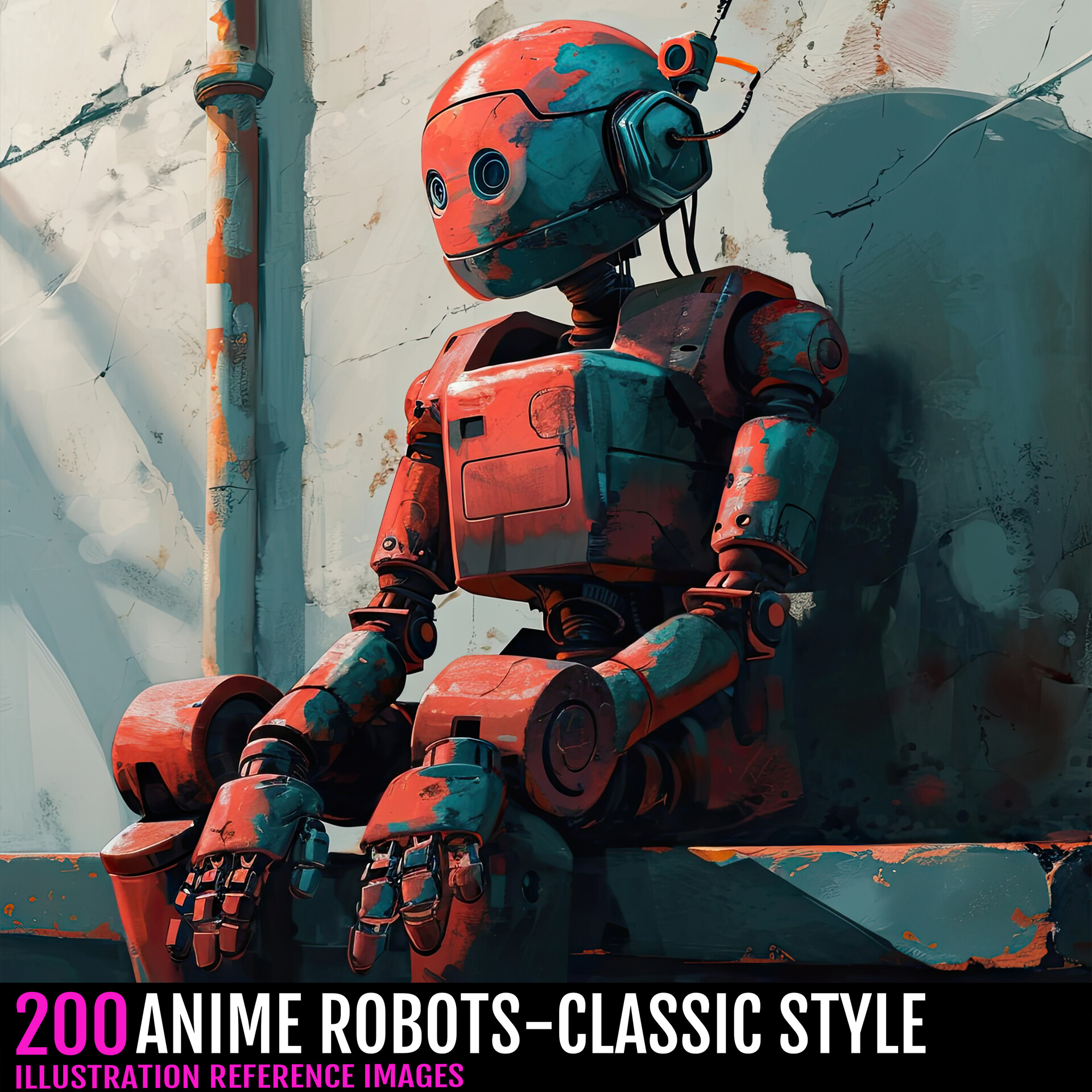 ArtStation - 200 ANIME ROBOTS - CLASSIC STYLE / 4K