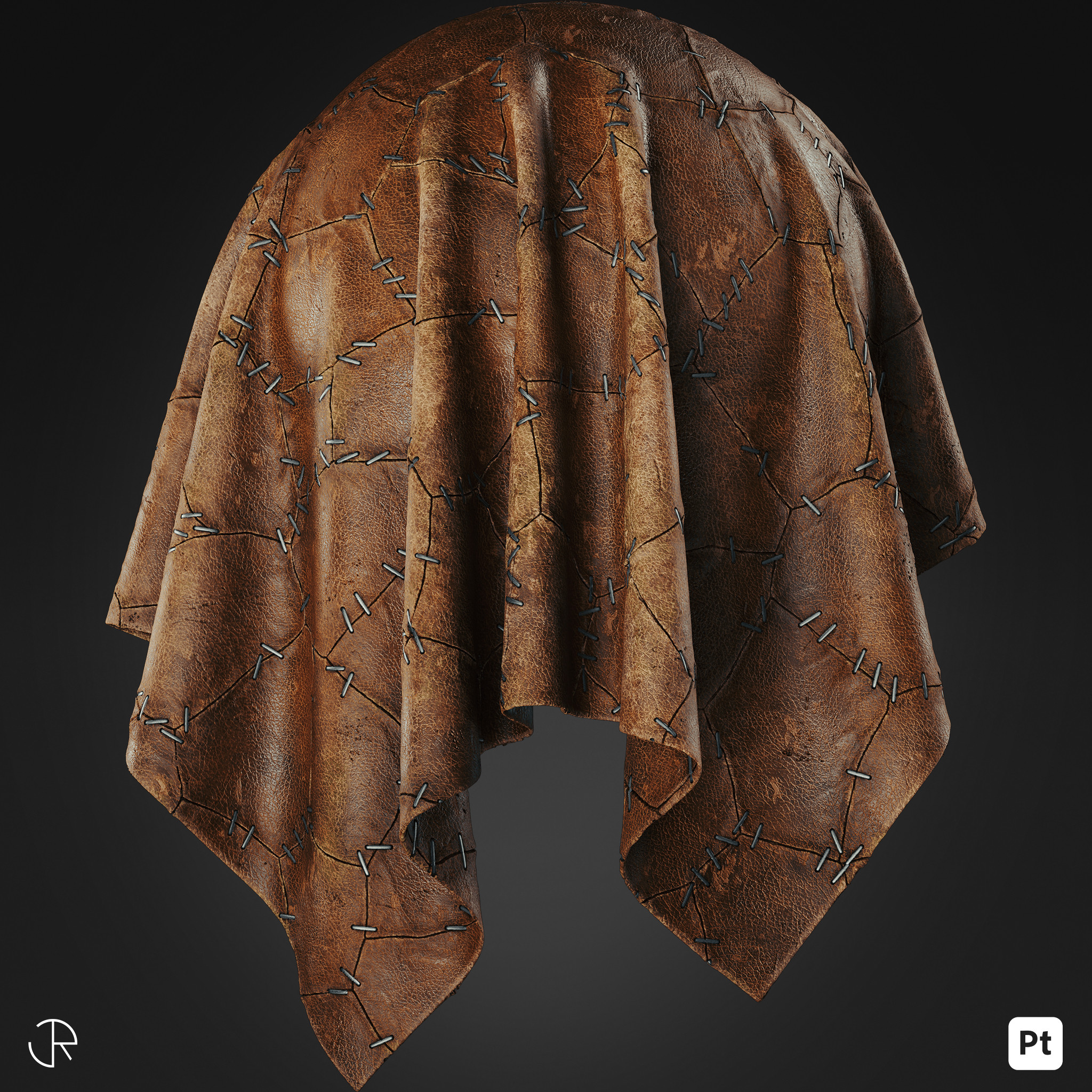 Javad Rajabzade - Stiched Leather Smart Materials | Substance Painter