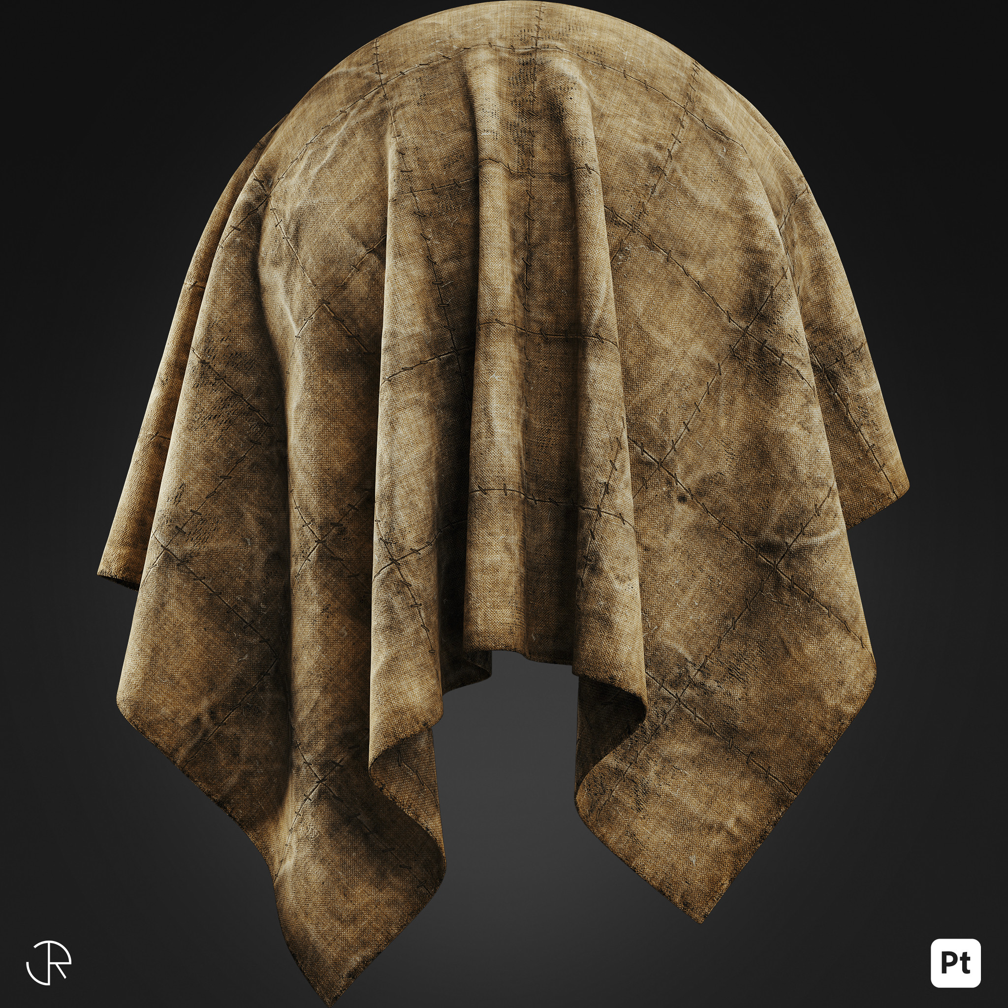 Javad Rajabzade - Stiched Leather Smart Materials | Substance Painter