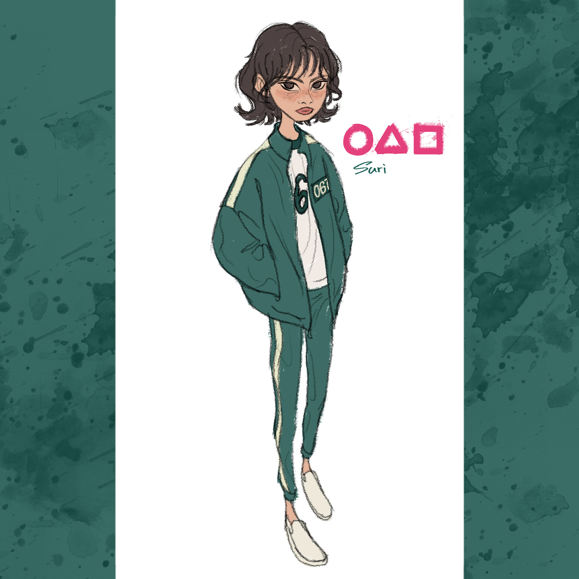 ArtStation - Squid Game Sae-byeok