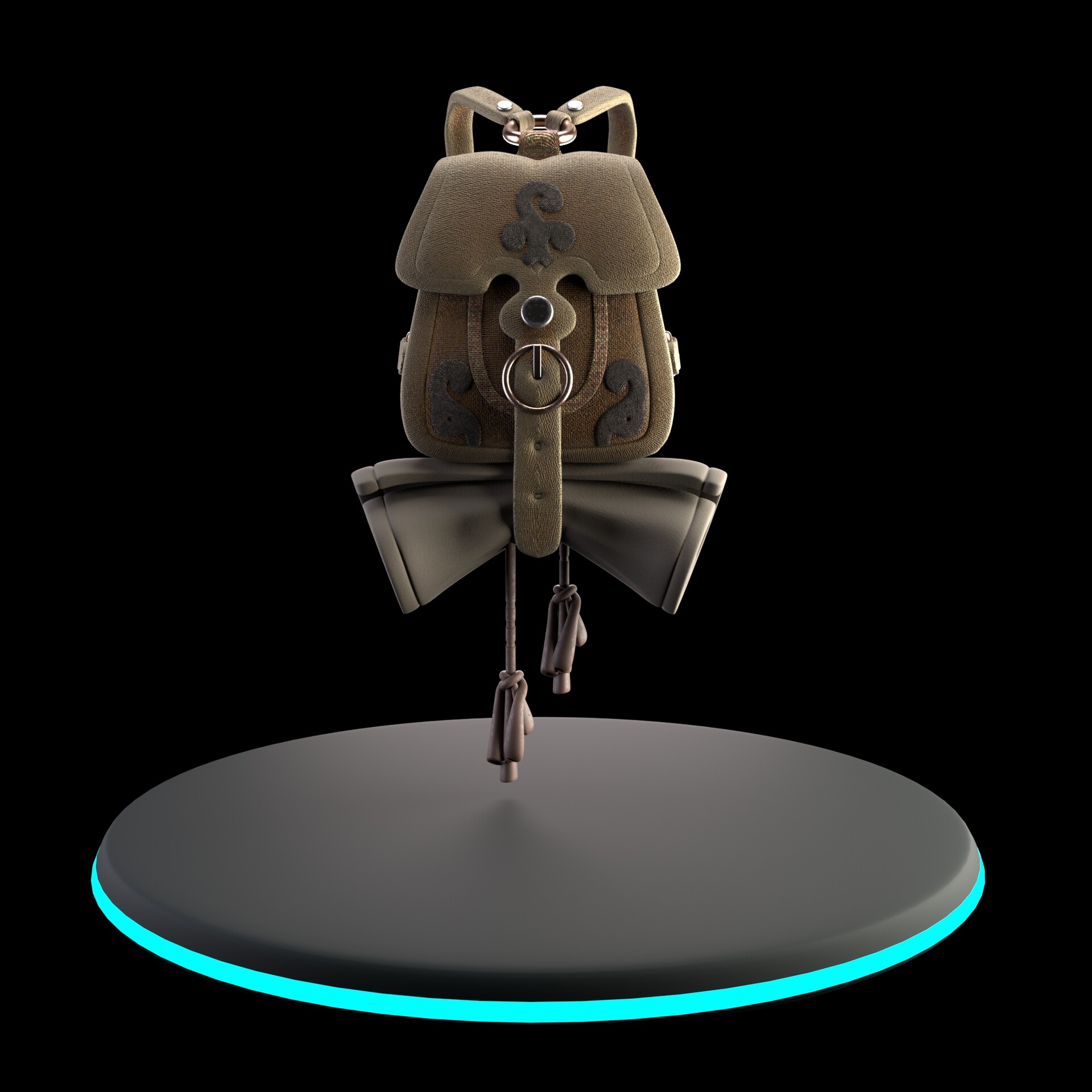 ArtStation - 3d stylized bag