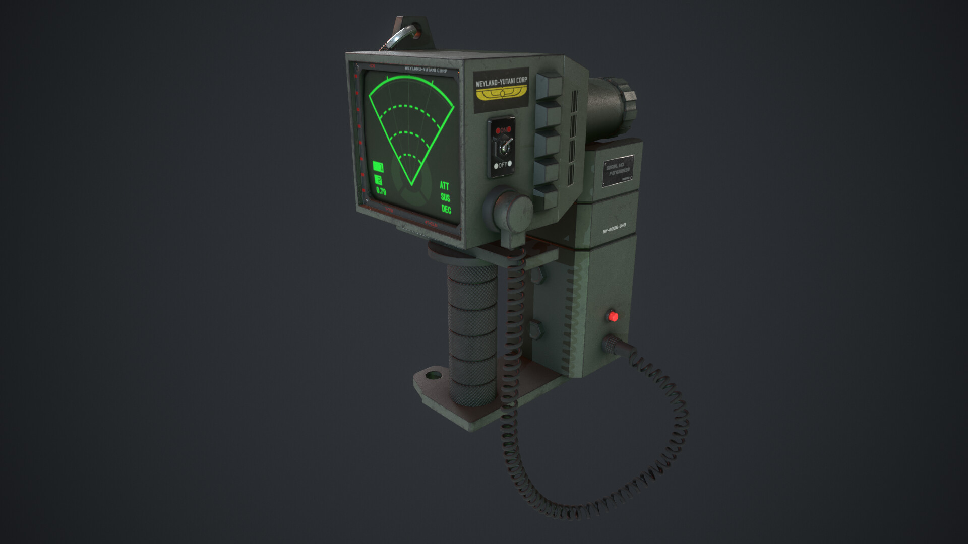 ArtStation - Alien: Isolation - Motion Tracker