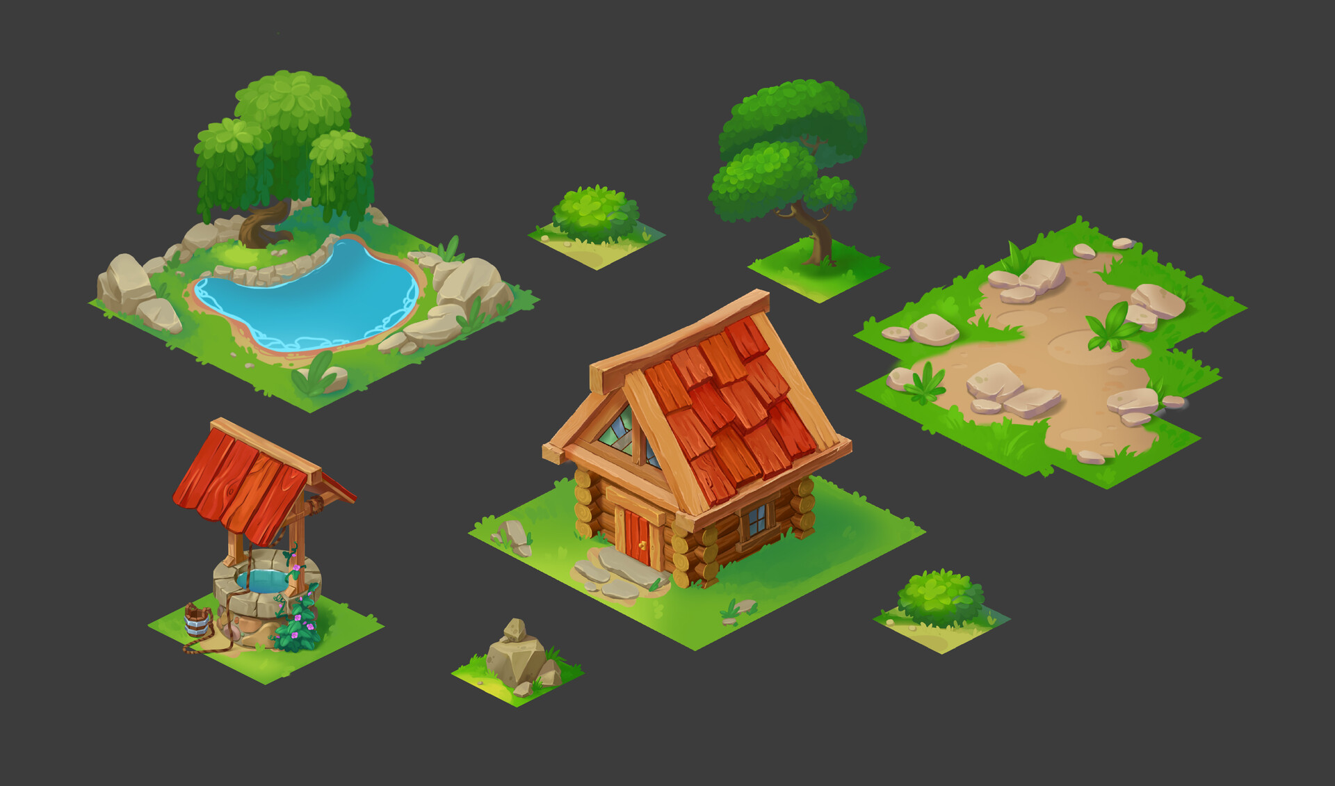 ArtStation - isometric set