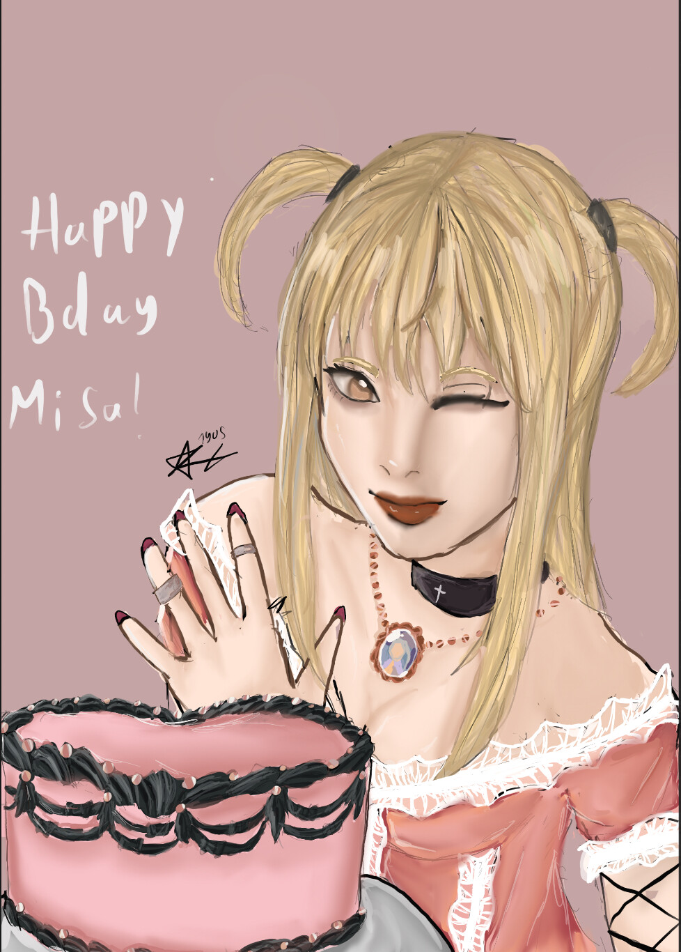 ArtStation - Misa bday art