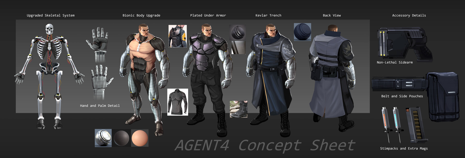 ArtStation - Agent 4 Concept