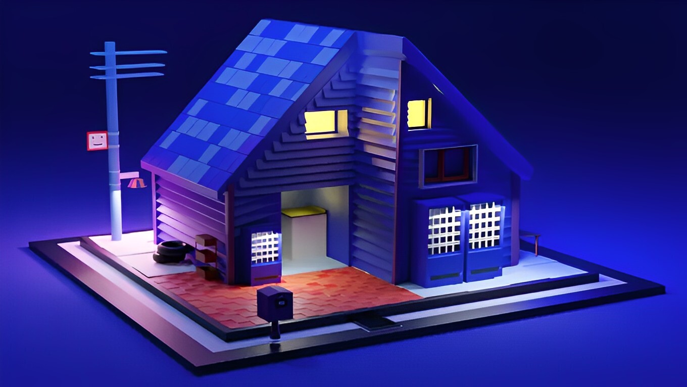 ArtStation - low poly House