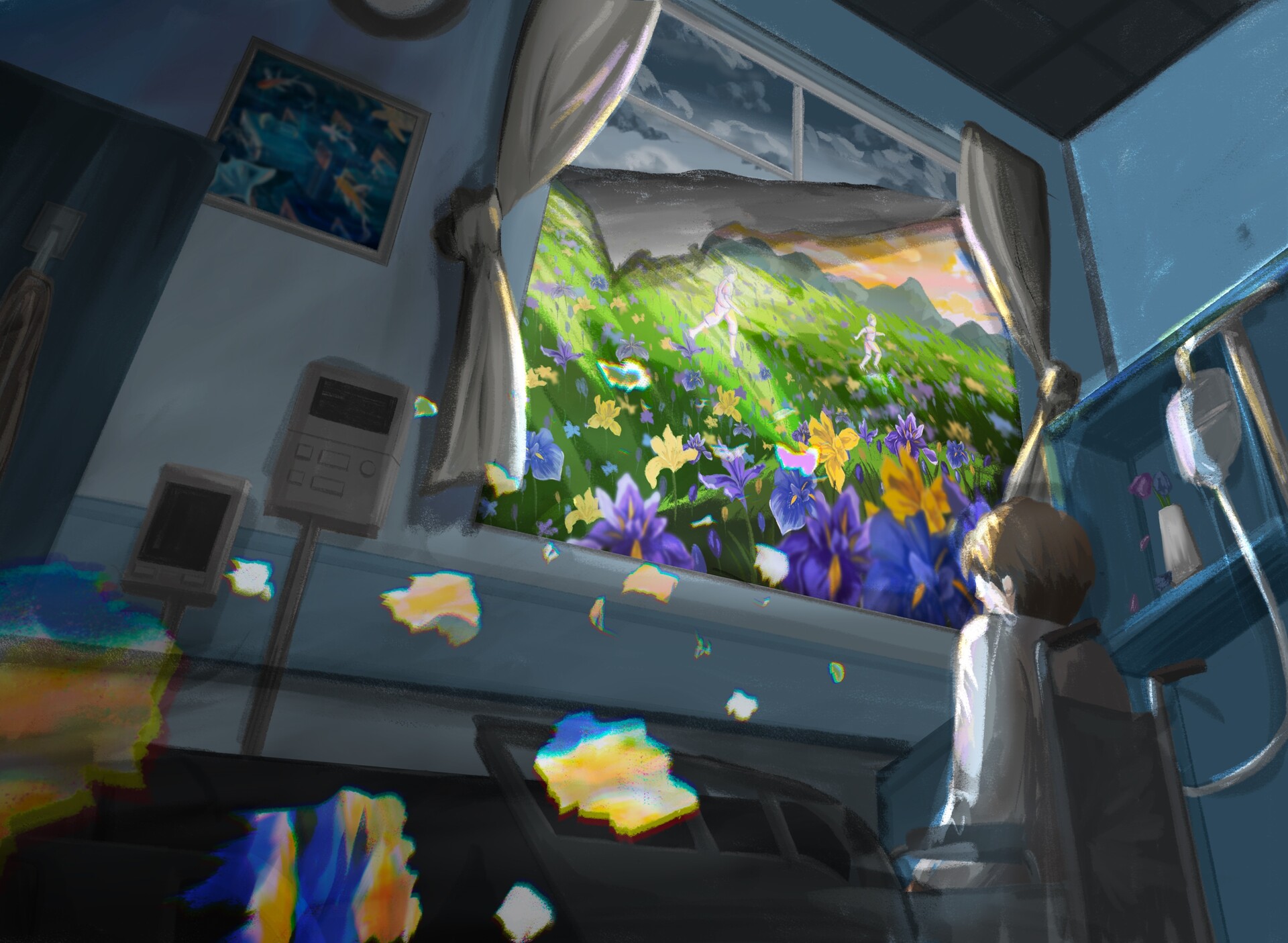 ArtStation - Book Cover Design for The Hospital Window