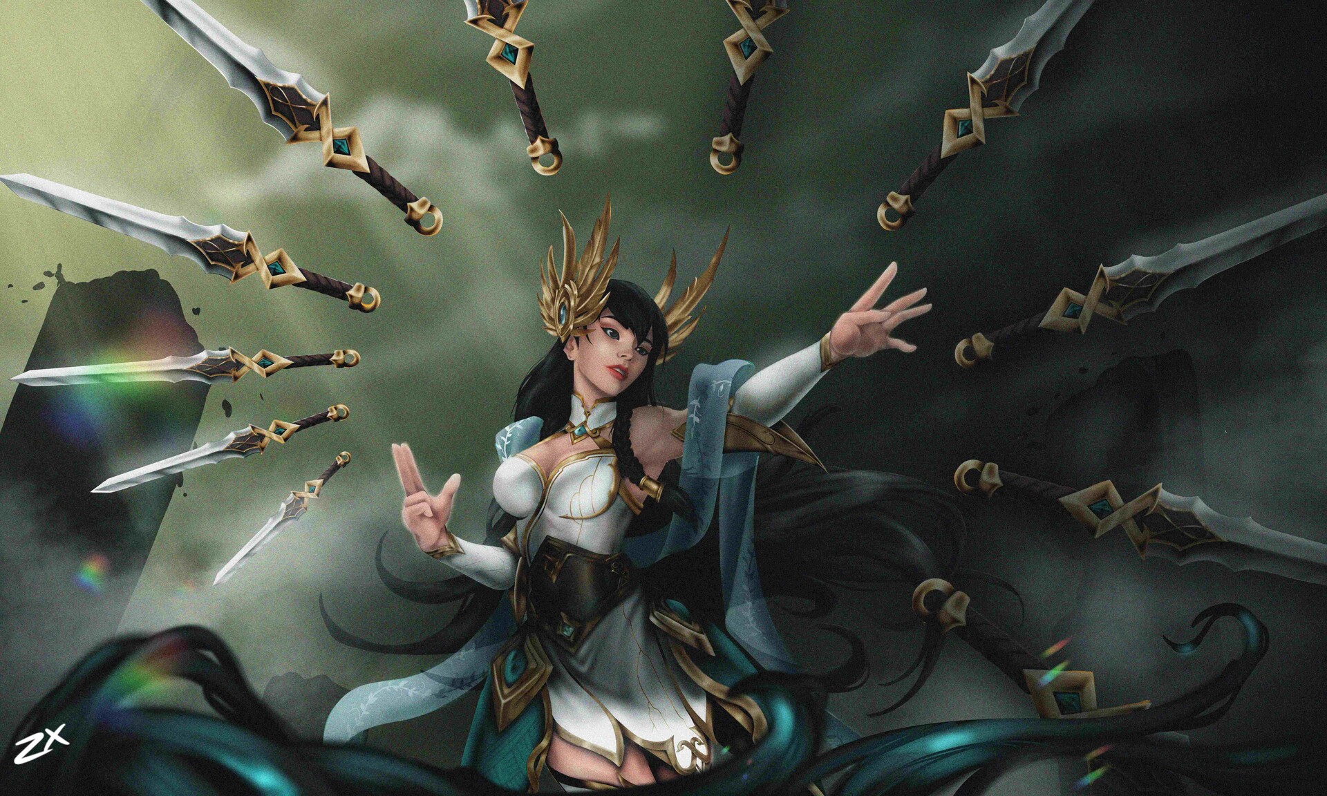 ArtStation - devine sword irelia