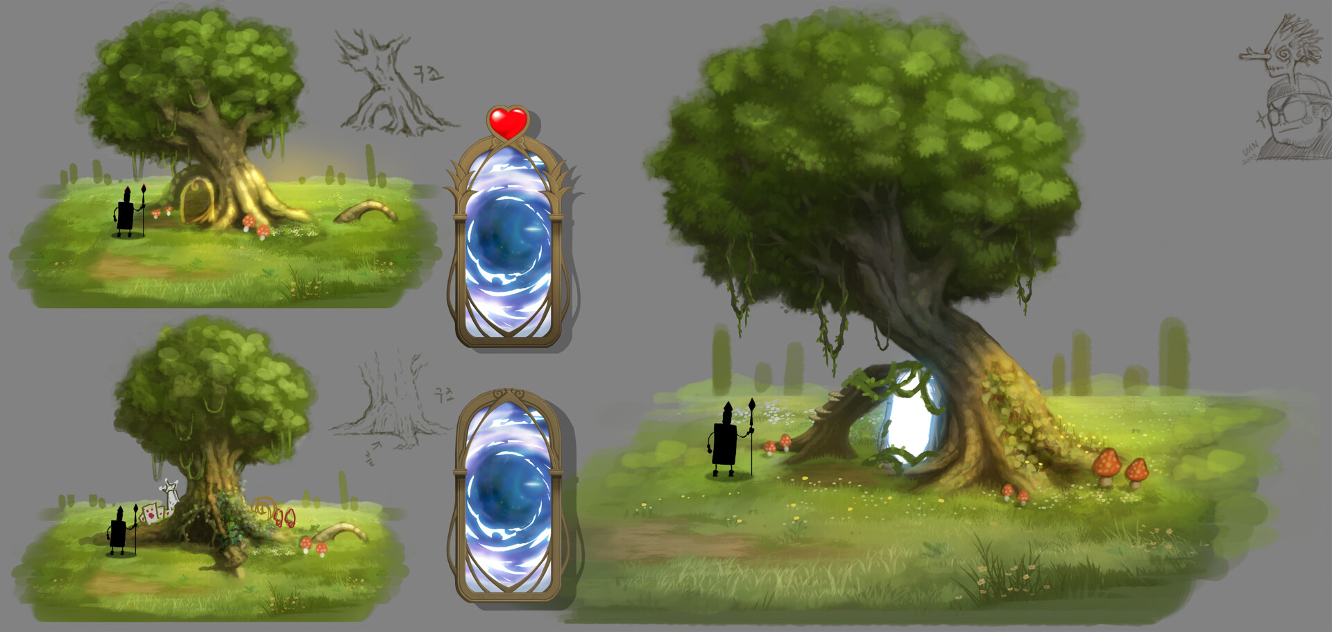 ArtStation - Alice_ teleportation_concept art(2023)