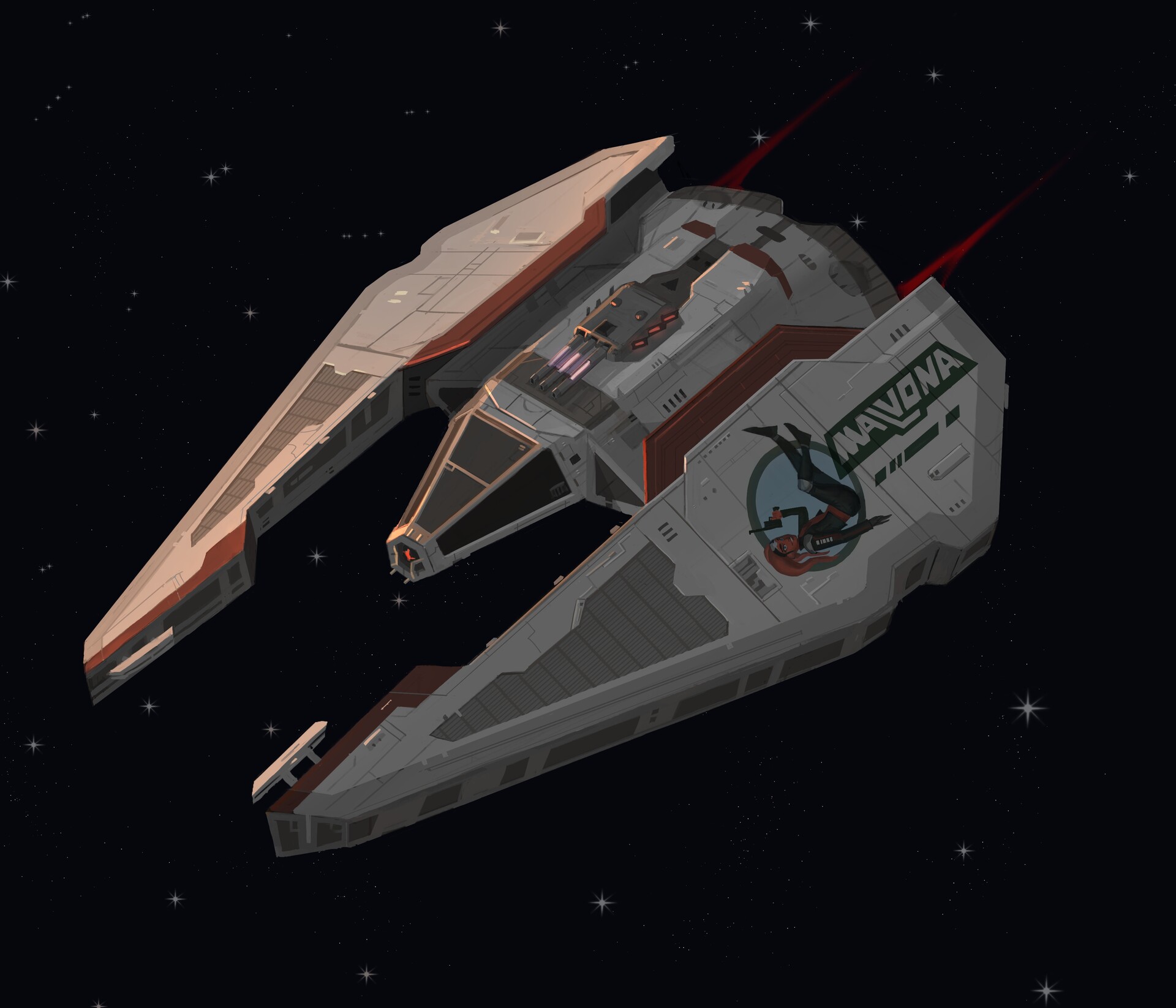 Nox Illustration - SWTOR Spaceship