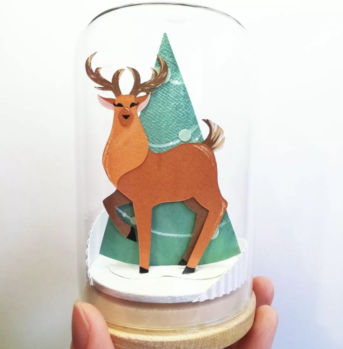 ArtStation - Deer duo - 3D glass domes