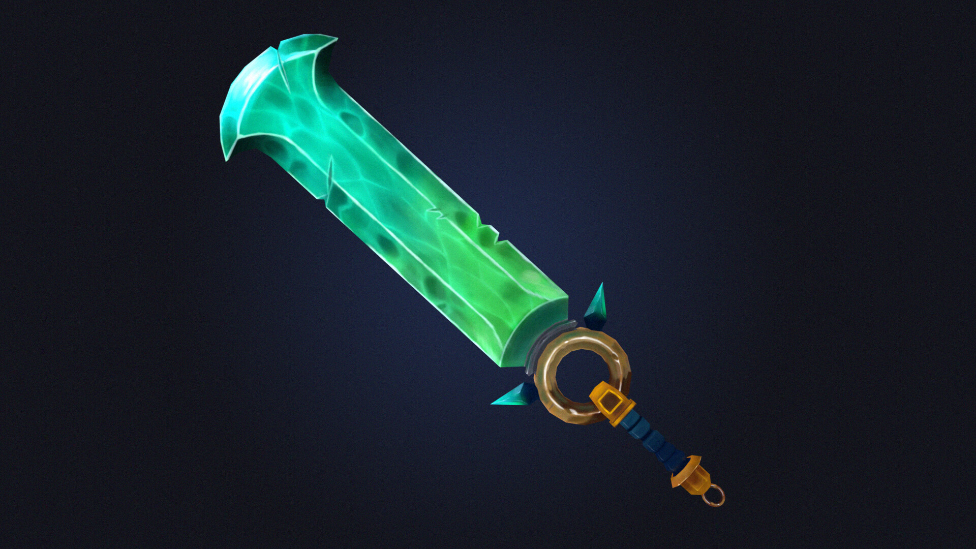 ArtStation - Fantasy Emerald Sword
