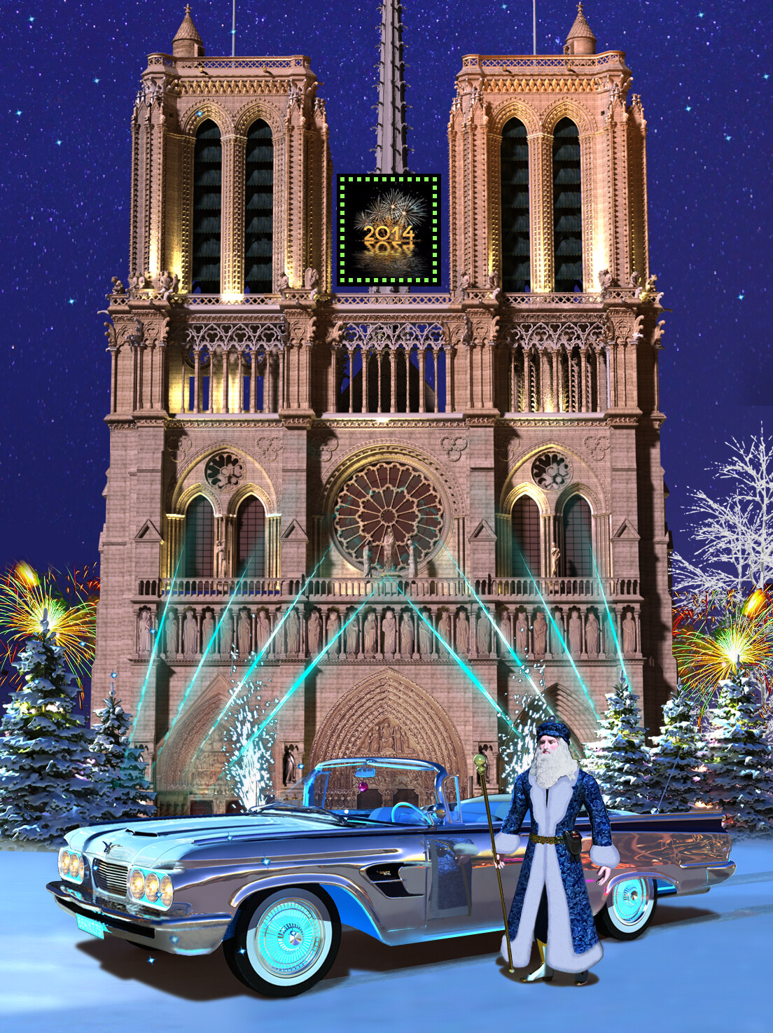 ArtStation - Johnny Santa Claus