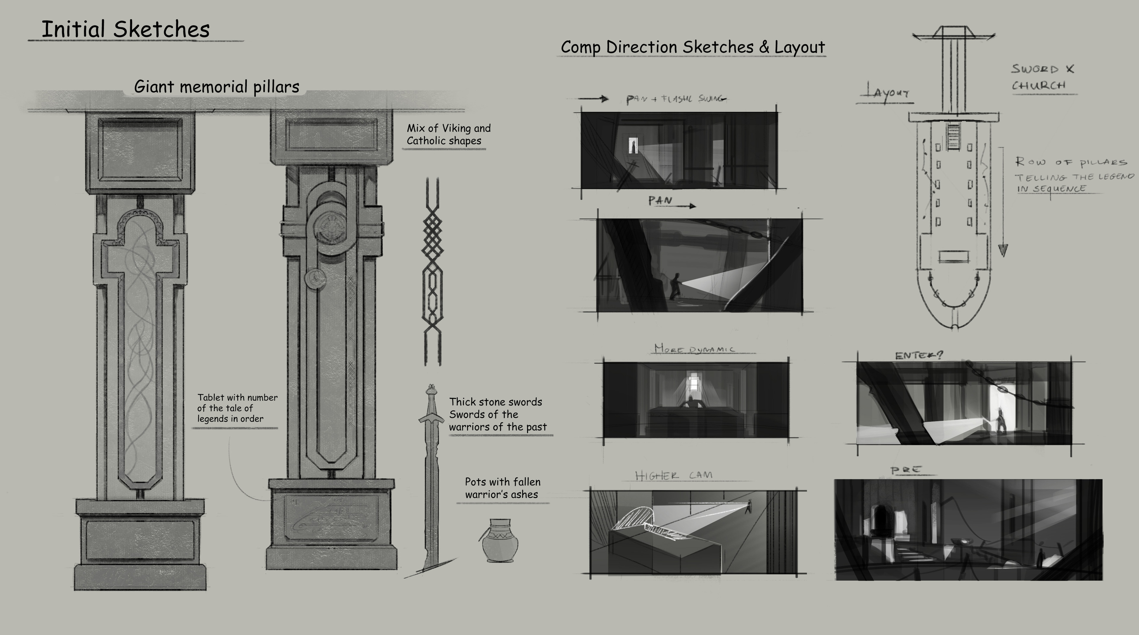 Yari Lute - Tomb of the Fallen - Unreal 5 Concept Art