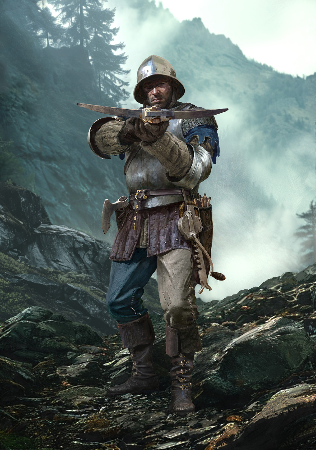 Crossbowman Looter by Tomasz Ryger : r/ImaginaryArmor