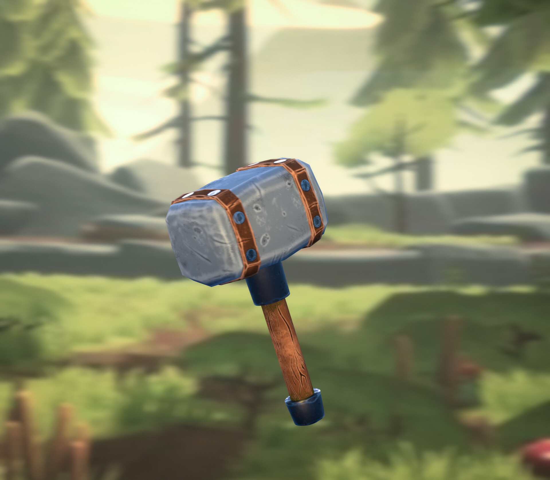 ArtStation - Stylized Hammer