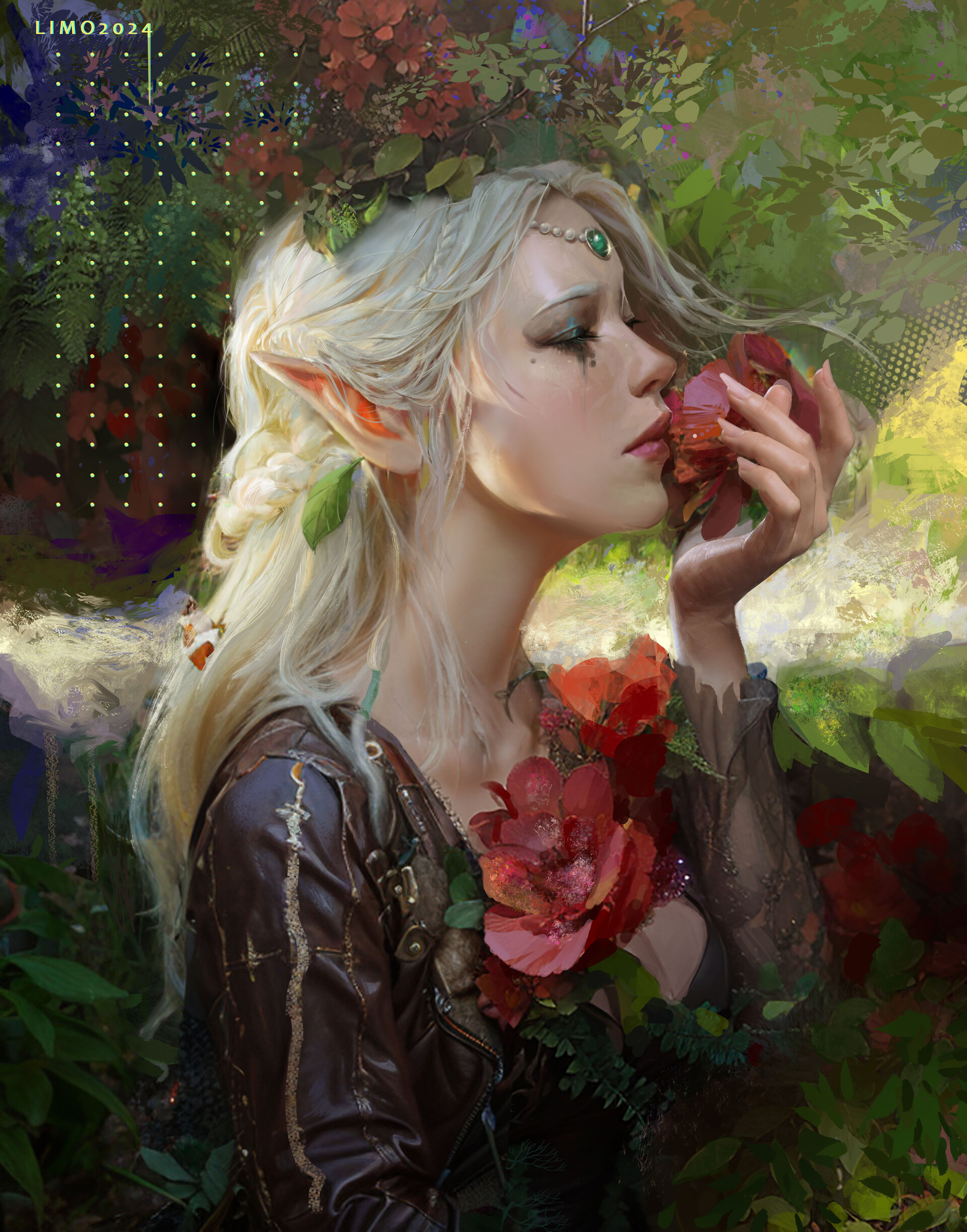 ArtStation - Elf side face