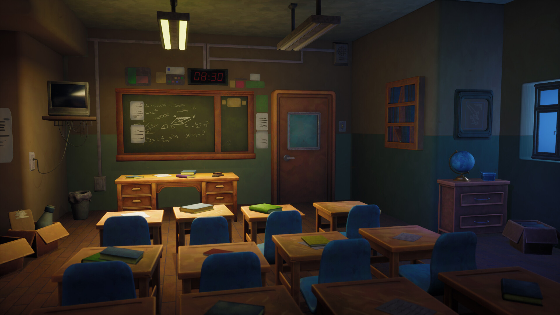 ArtStation - Just Another Day - 3D Interior Environment - UE5