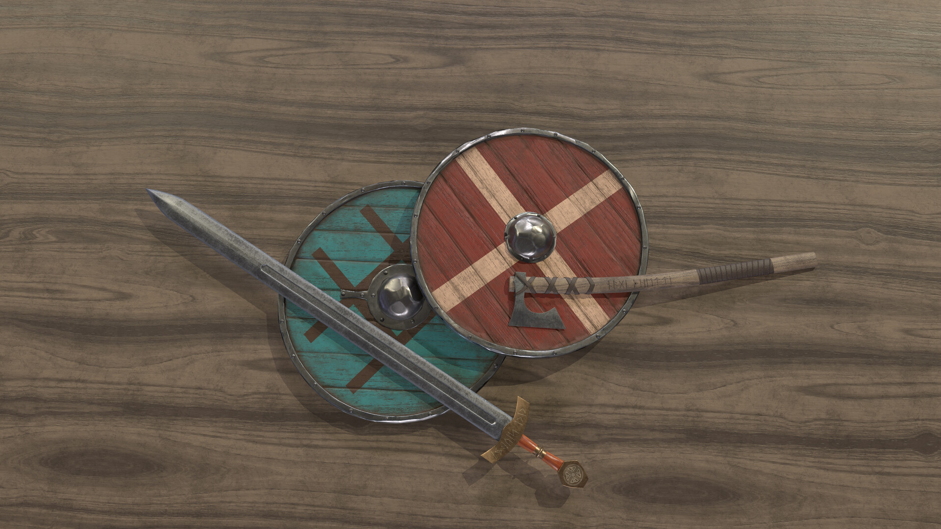 ArtStation - Vikings Weapons