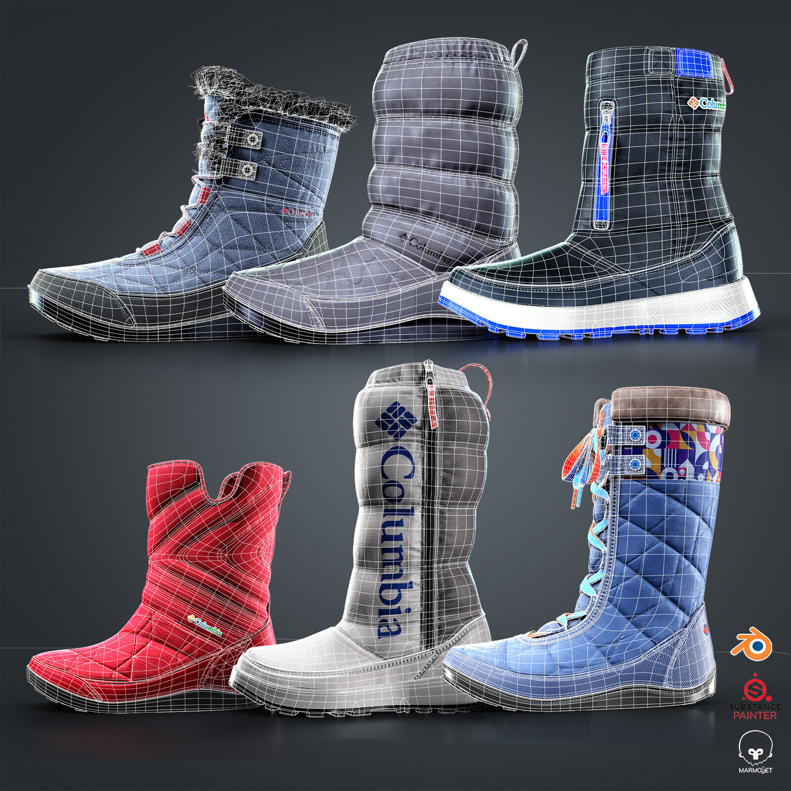 ArtStation - Shoes Modelling